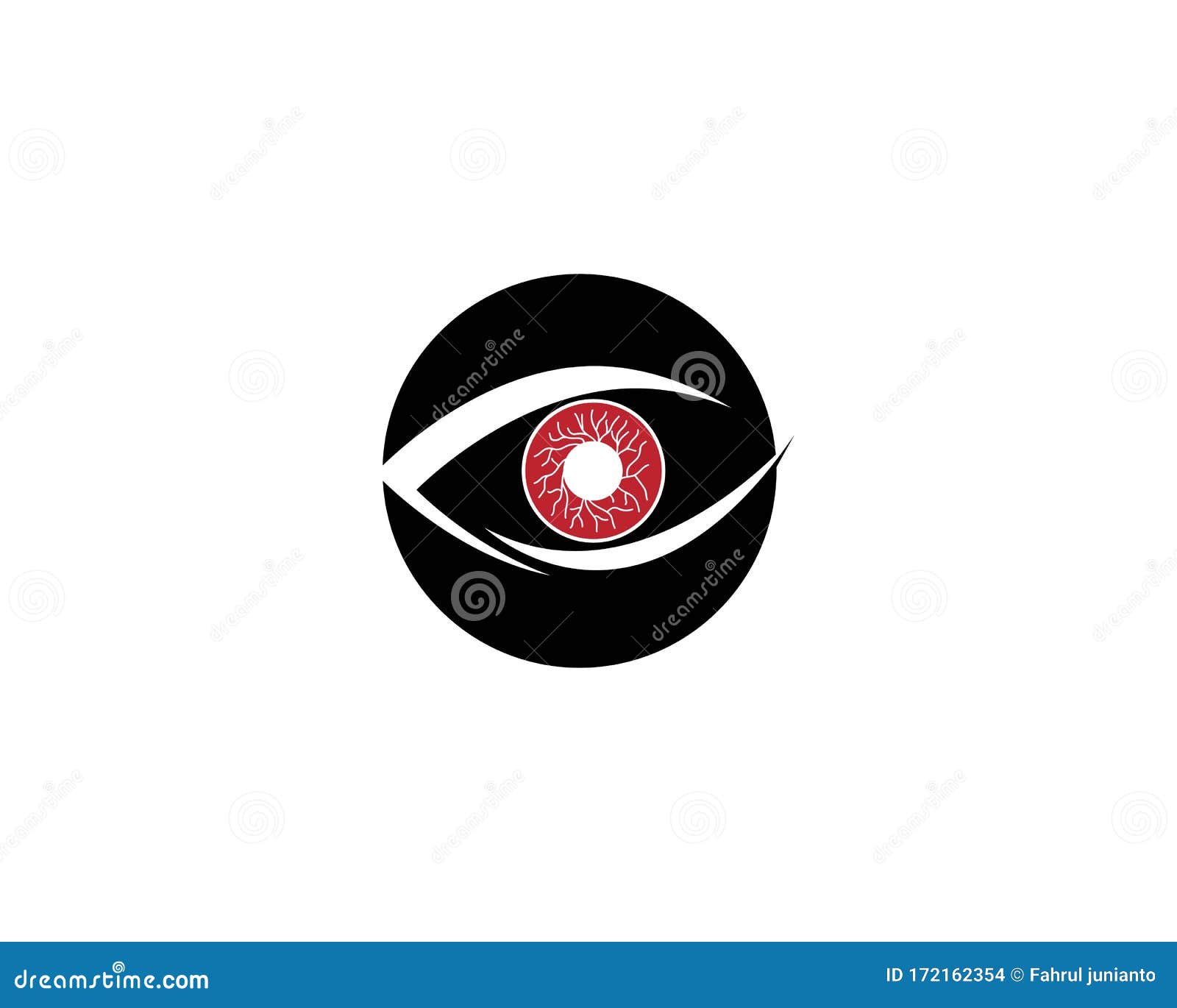 Eye Visual Logo Vector Illustration Stock Vector - Illustration of ...