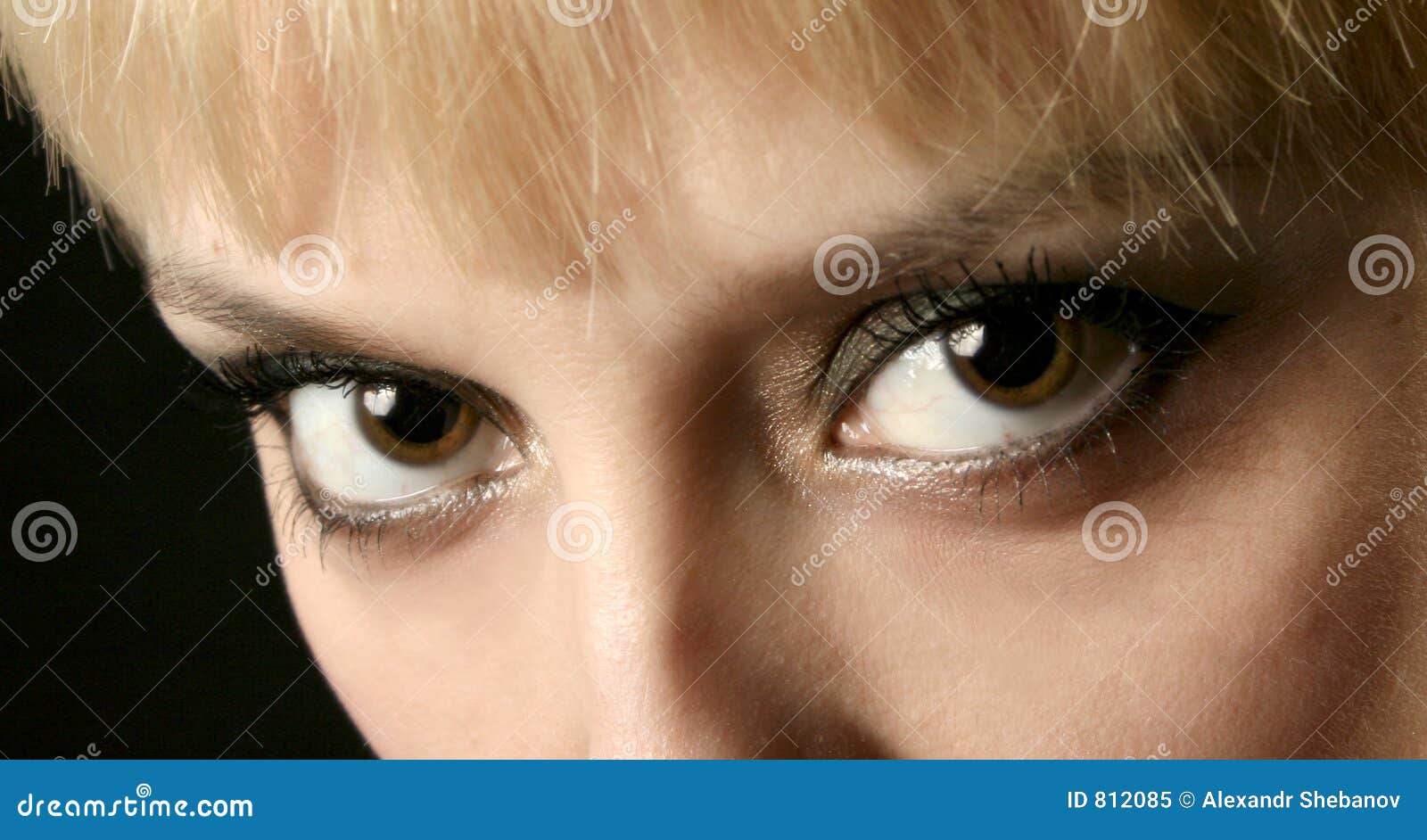 Eye women stock image. Image of happy, lens, cute, glamorous - 812085