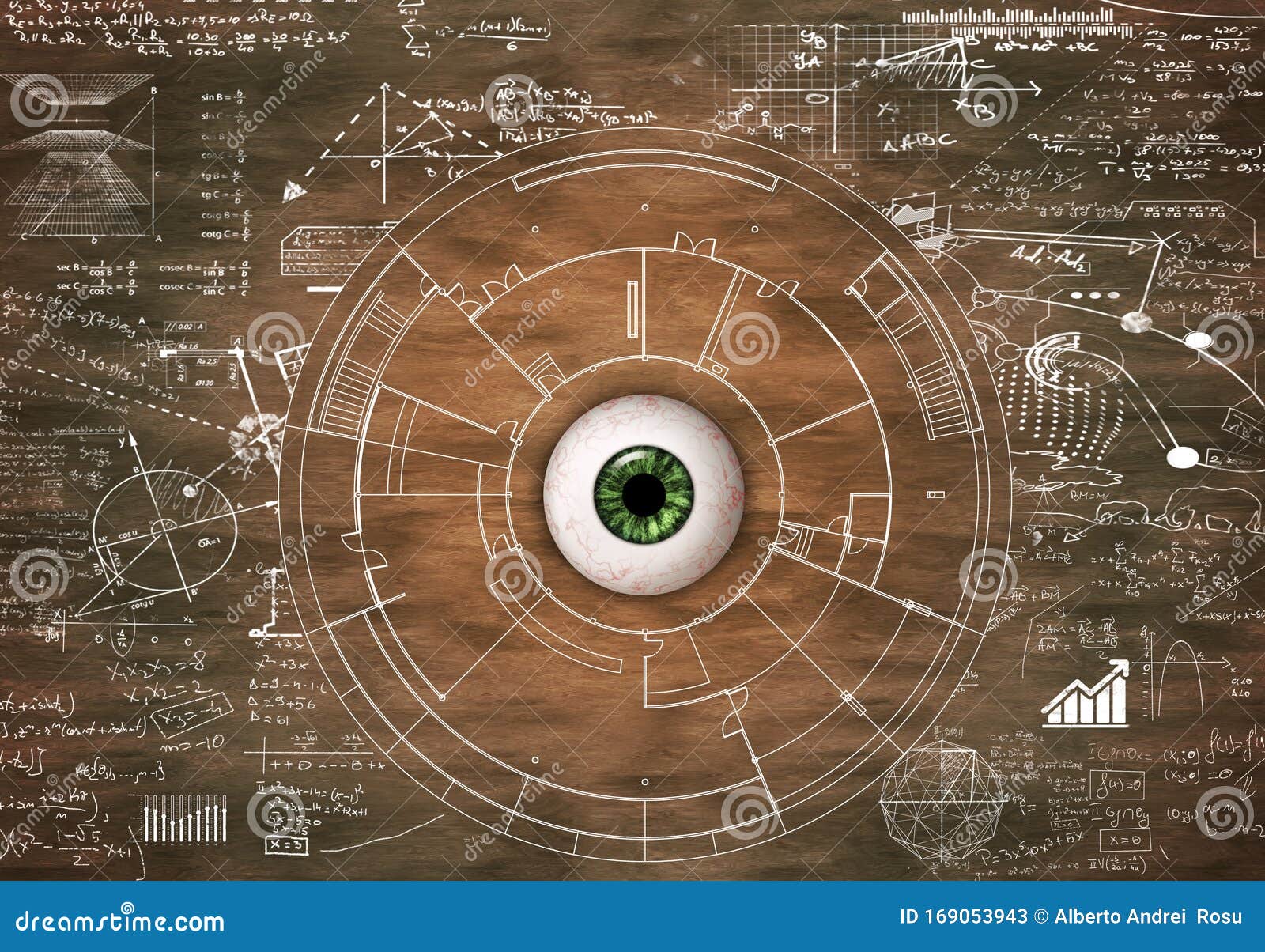 Visual memory concept stock image. Image of goal, formulas - 169053943