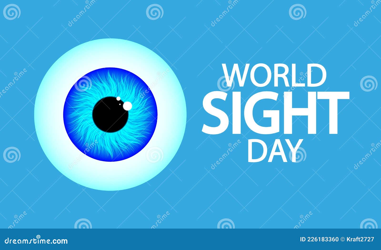 Eye for world vision day stock vector. Illustration of concept - 226183360