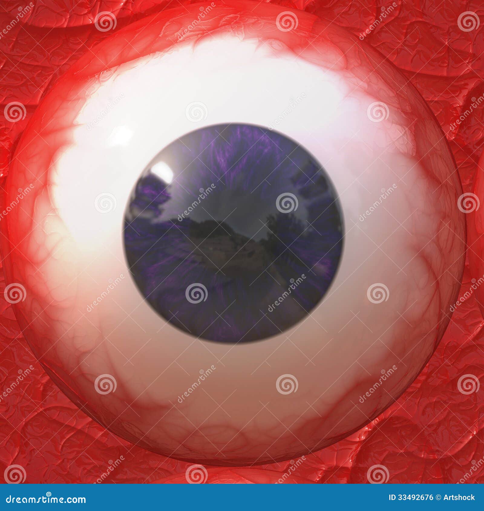 Eyeball stock illustration. Illustration of closeup, optic - 33492676