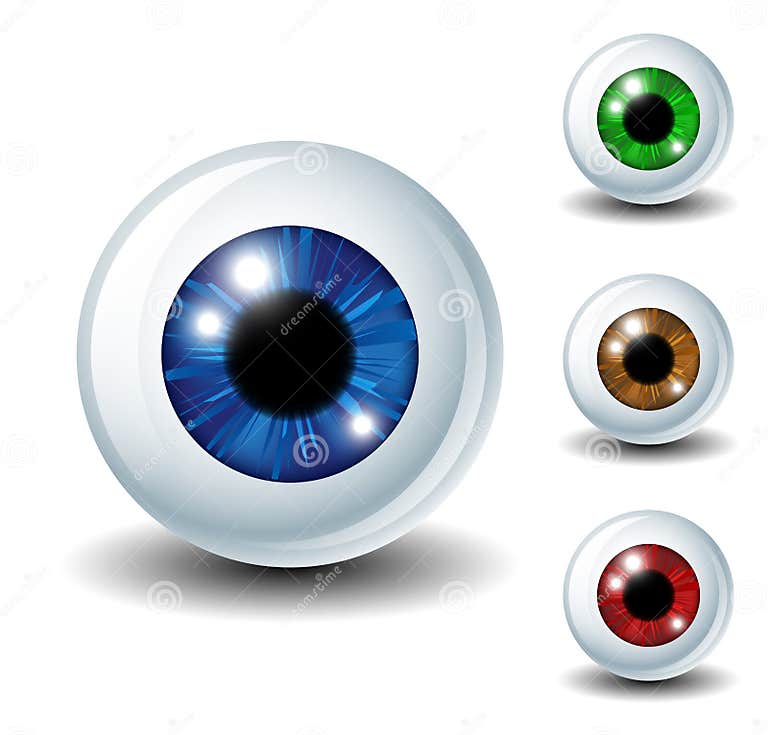 Eyeball set stock vector. Illustration of collection - 33872633
