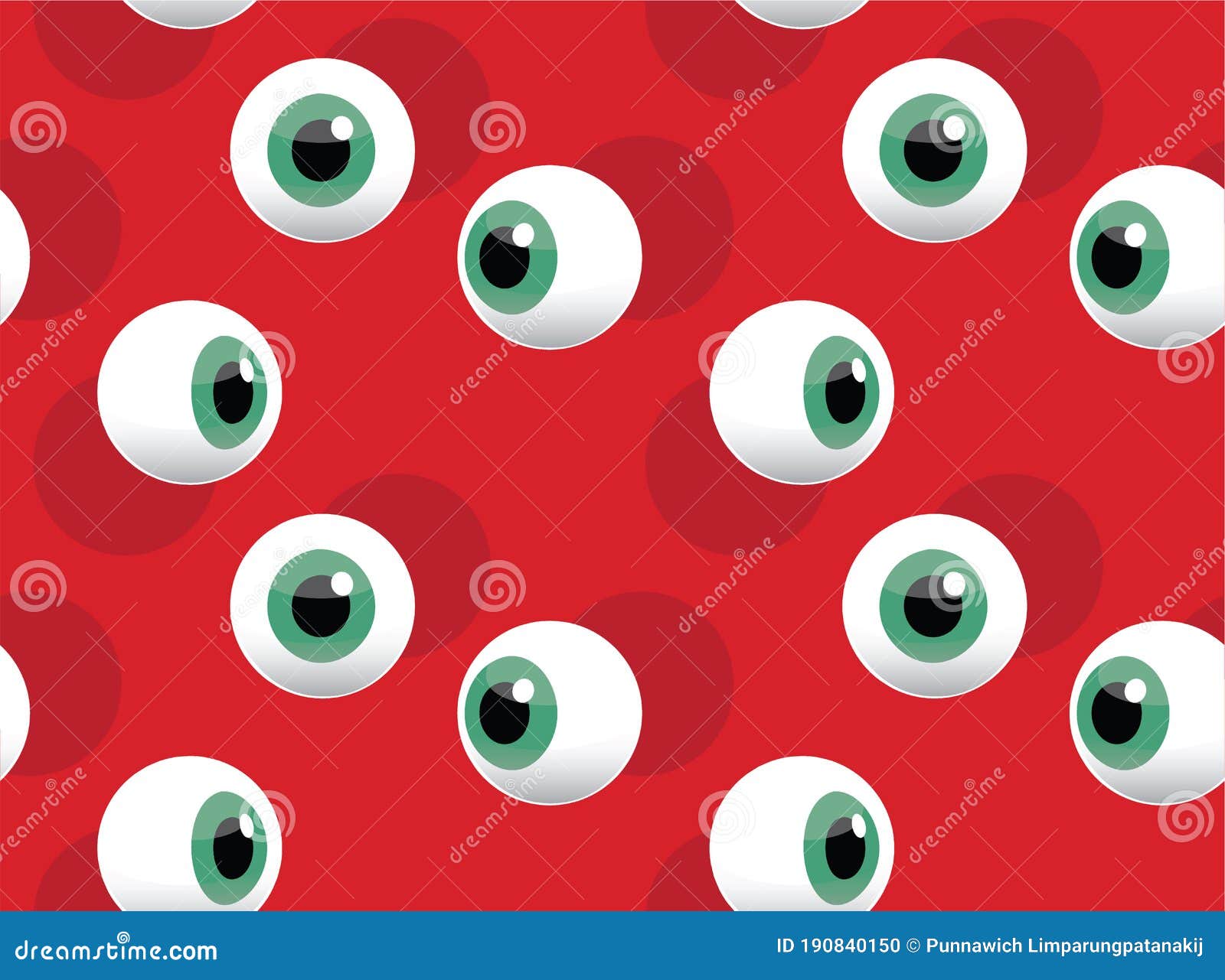 Eyeball Spinning Vector Seamless Background Wallpaper-01 Stock Vector ...