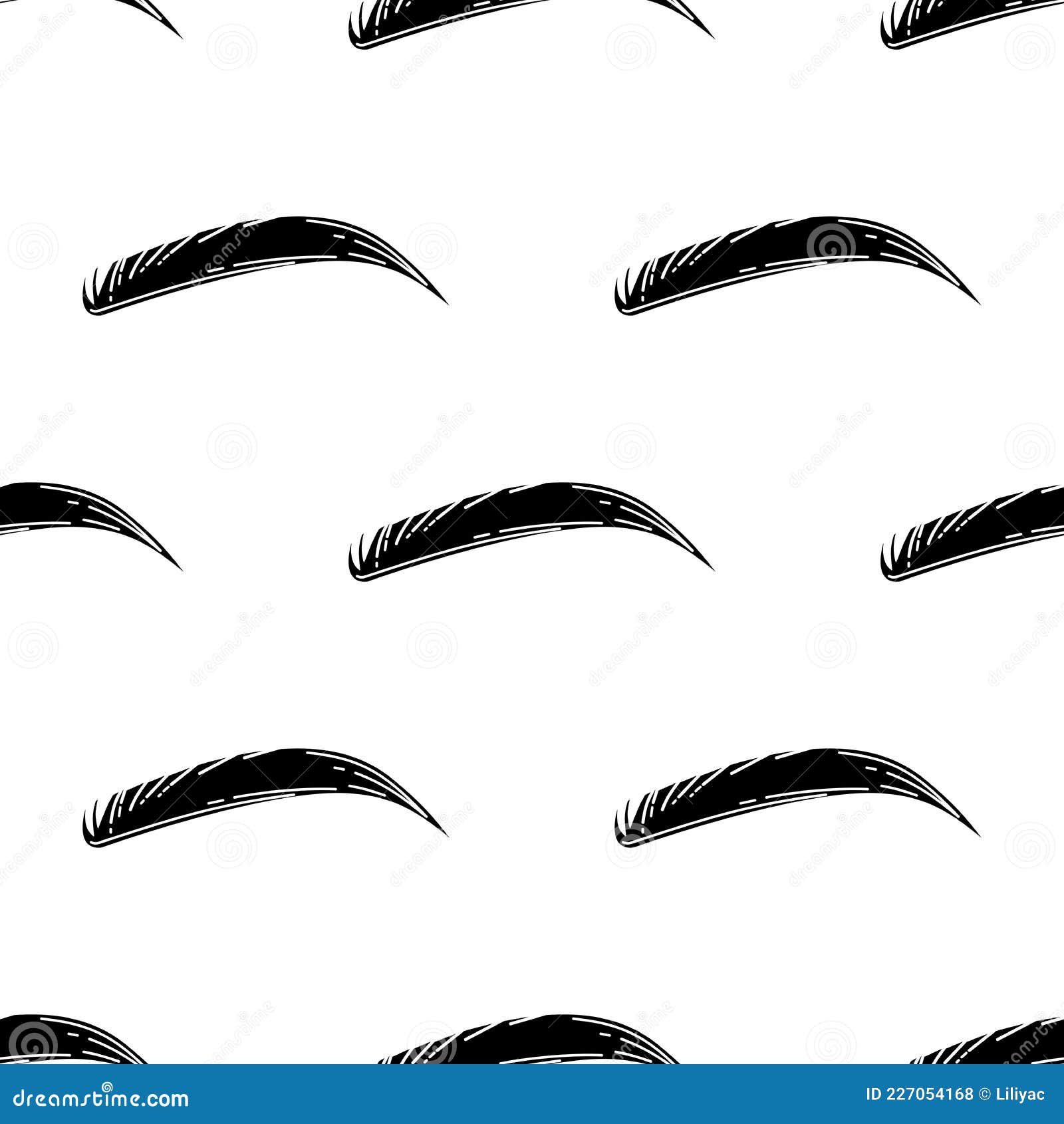 Eyebrow Tattoo Concept Icon. Beauty Service Idea Thin Line Illustration ...