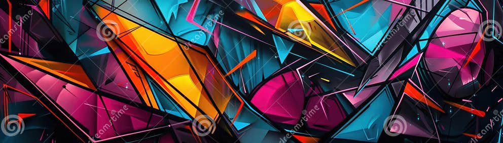 An Eyecatching Abstract Artwork Featuring Geometric Patterns Inspired ...