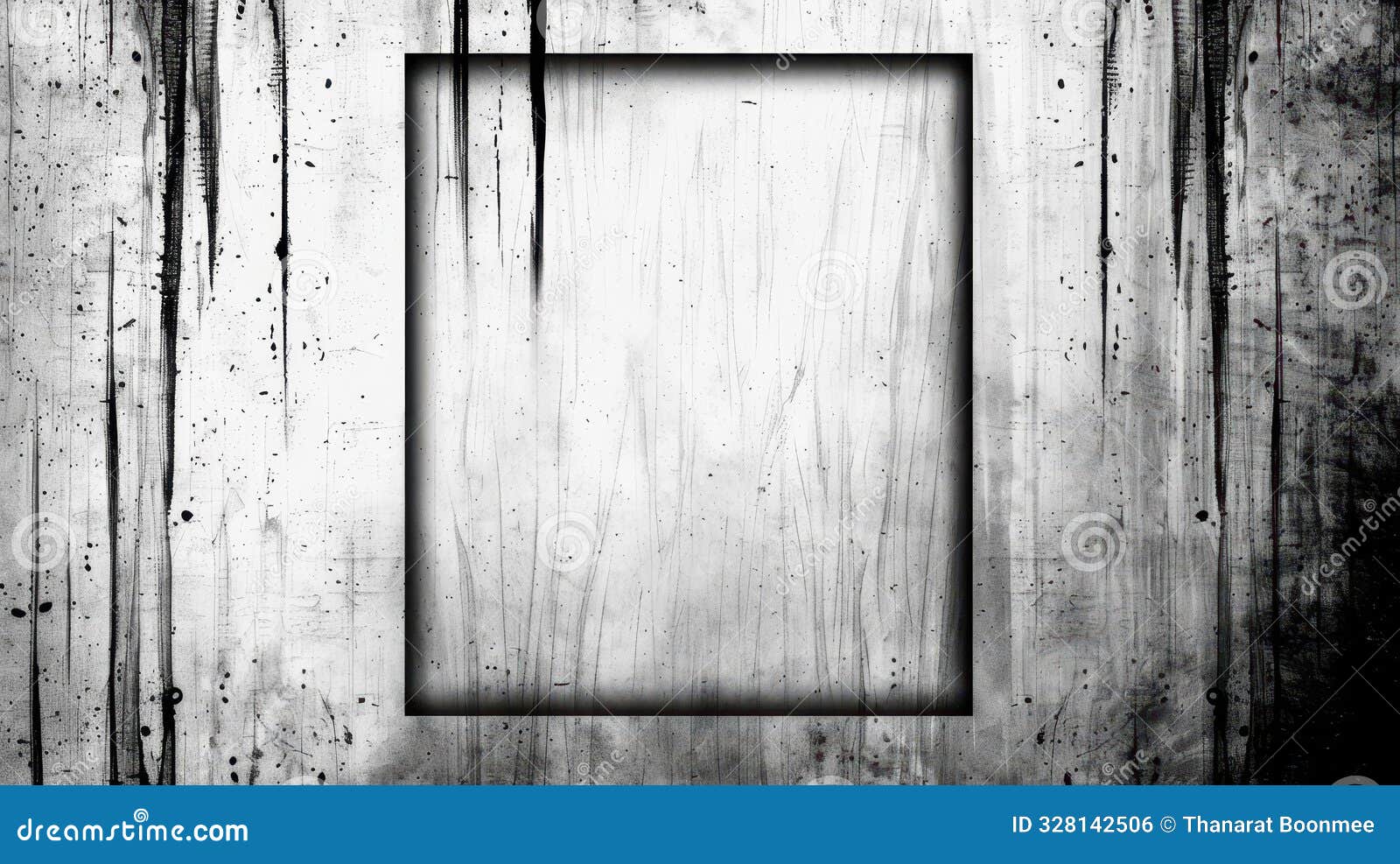 Eyecatching Computerdesigned Grunge Border for Your Projects Stock ...