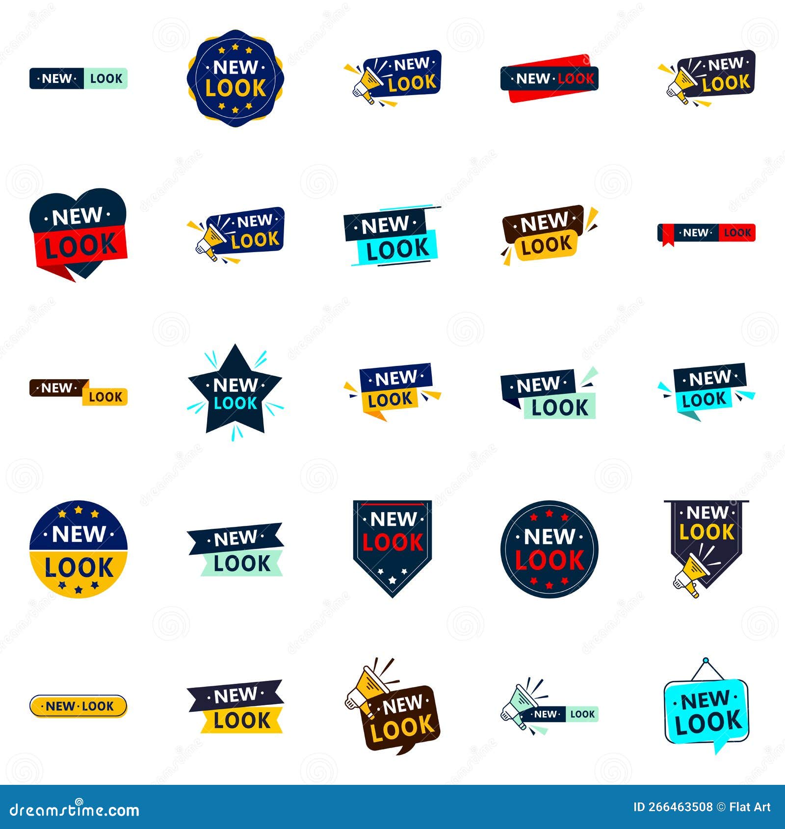25 Eyecatching New Look Vector Designs for a Fresh Brand Identity Stock ...