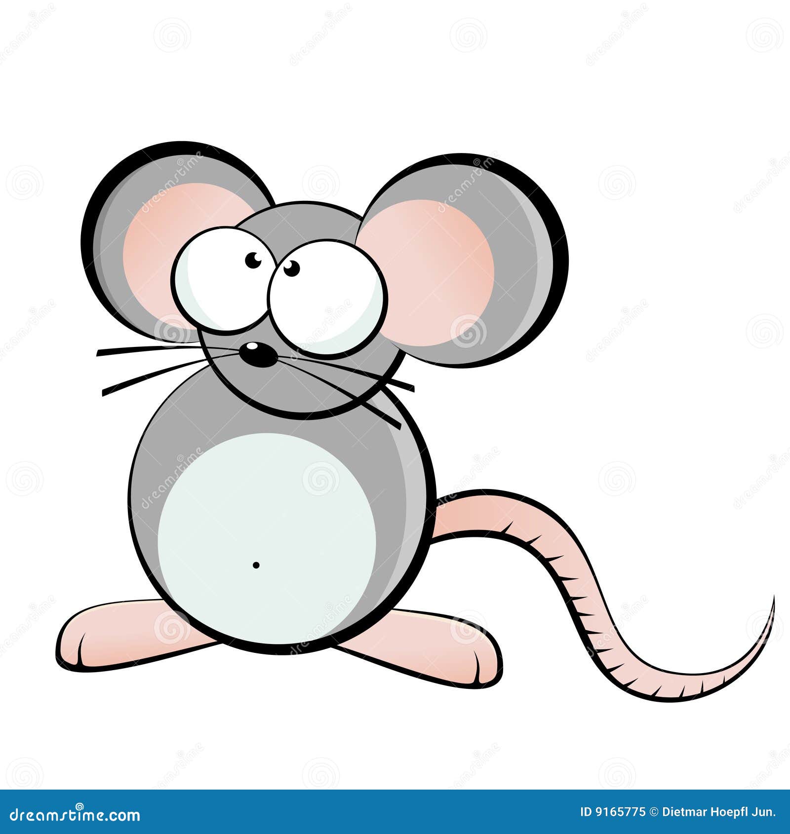 Eyed Muis Van De Beschermende Bril Vector Illustratie - Illustration of ...