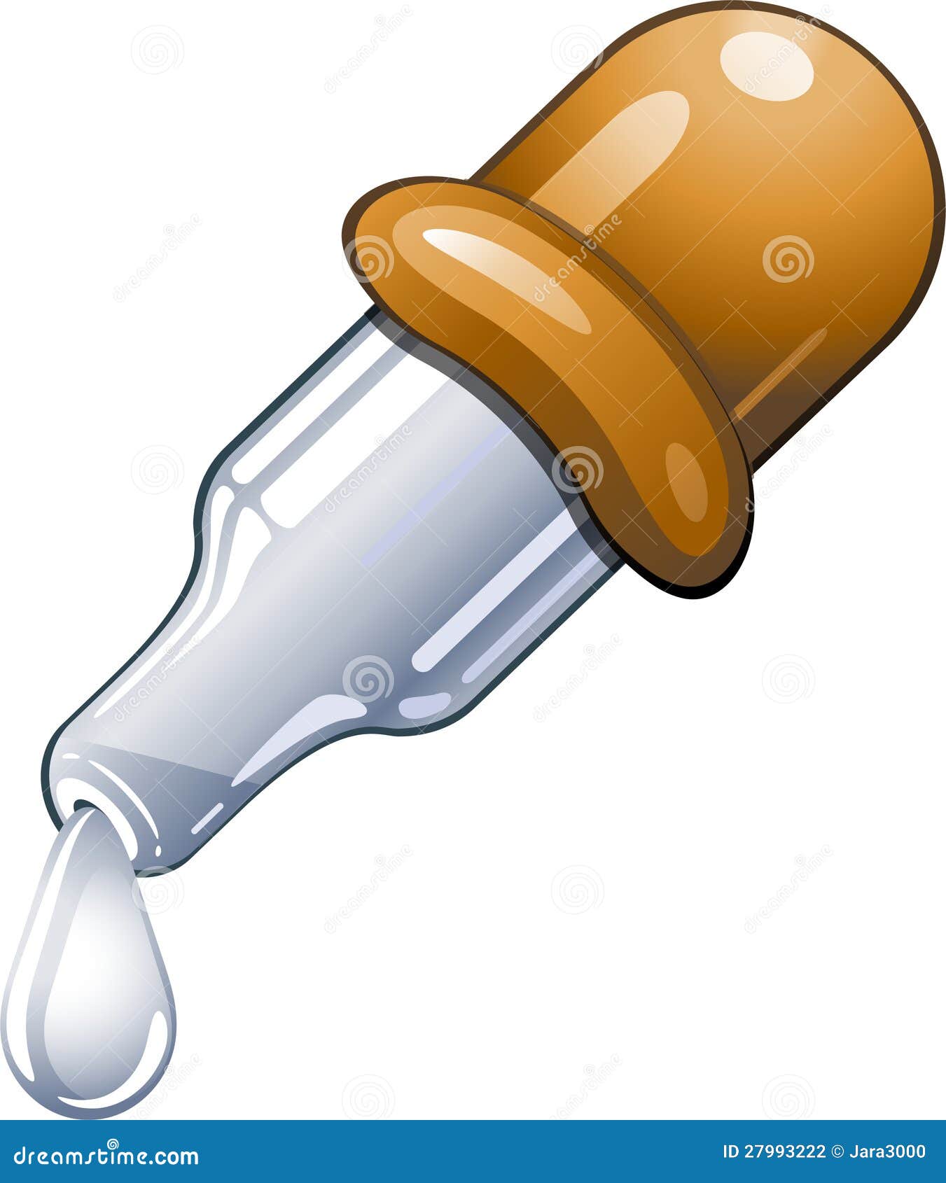 Eyedropper stock vector. Illustration of brown, rubber - 27993222