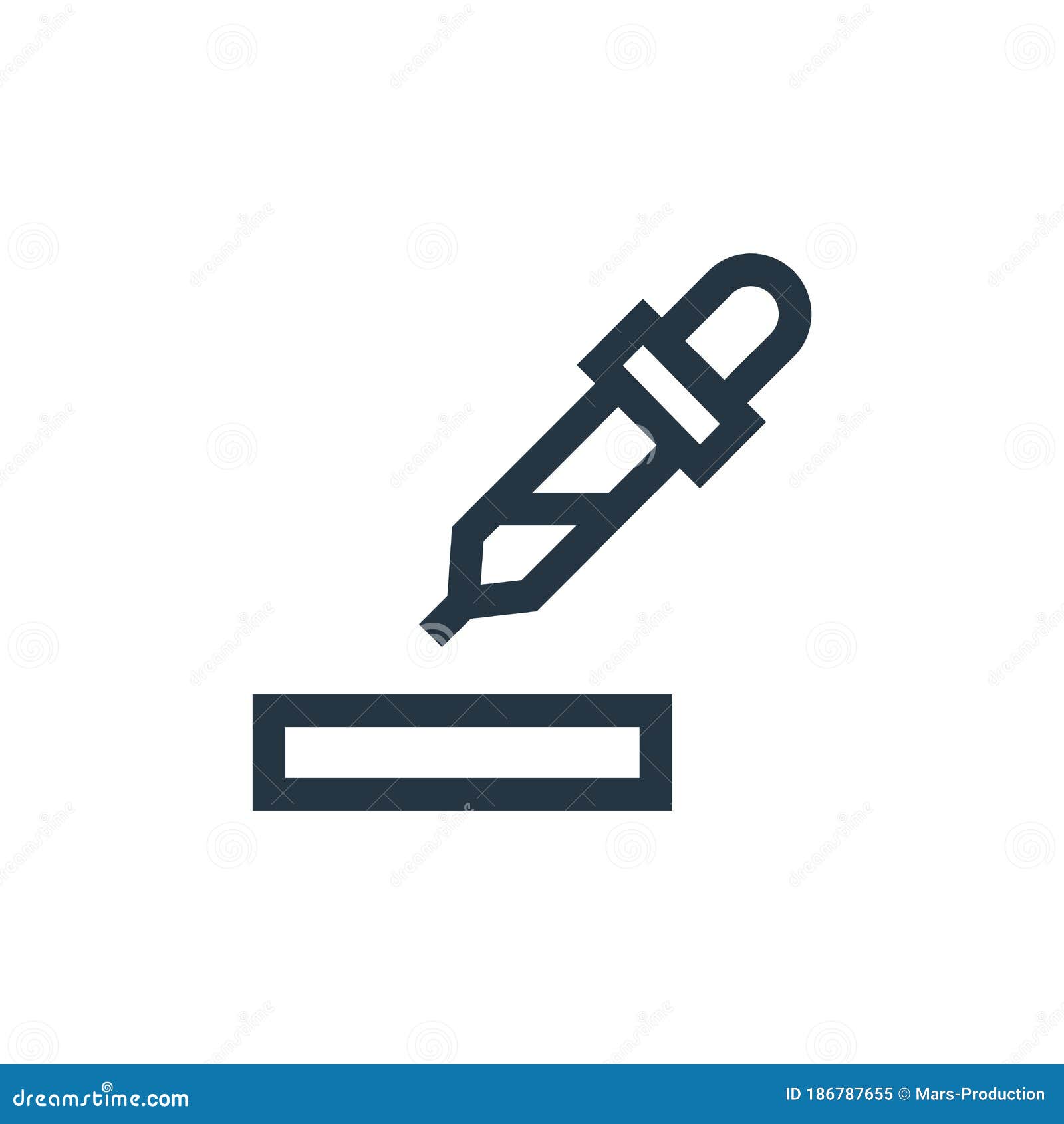 Eyedropper Vector Icon. Eyedropper Editable Stroke. Eyedropper Linear ...
