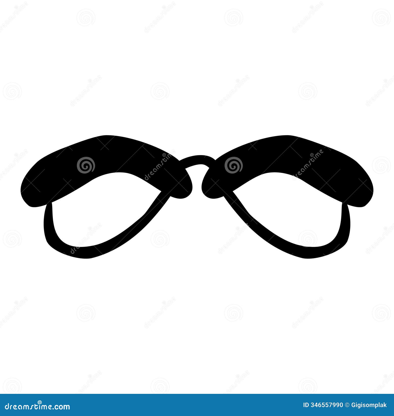 Eyeglass, Vector Hand Draw Doodle Stock Vector - Illustration of ...