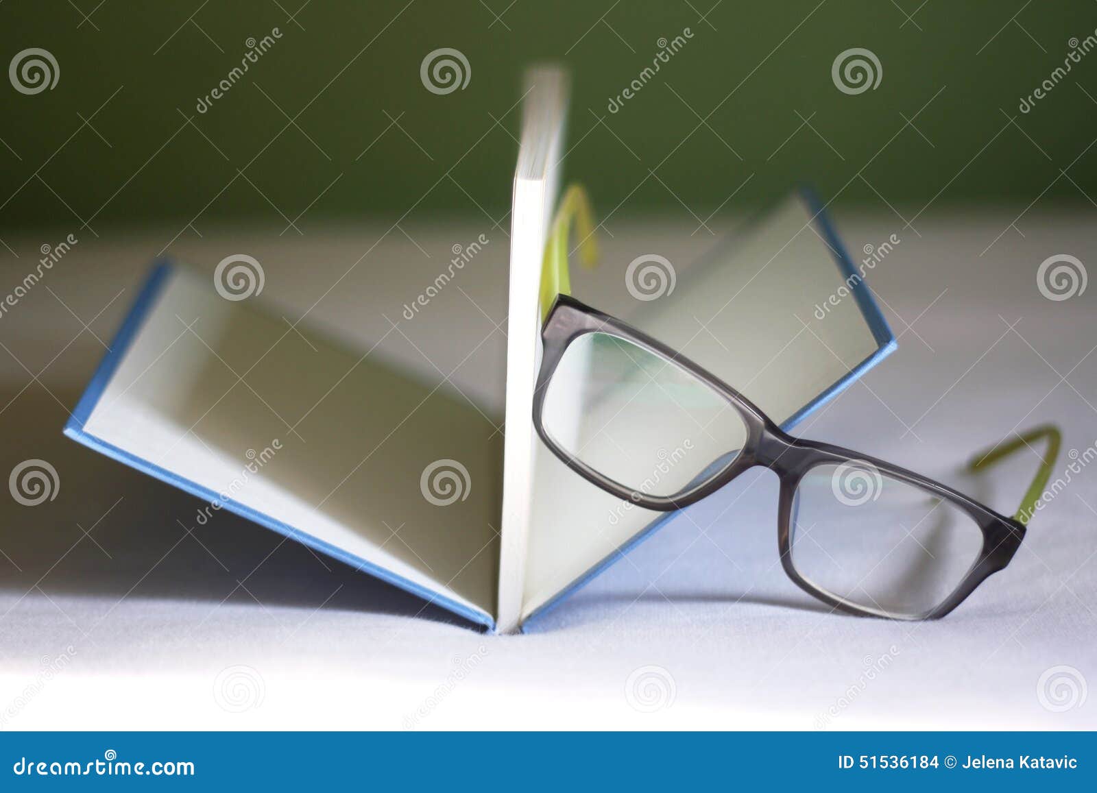 Eyeglasses and book stock photo. Image of education, eyeglasses - 51536184