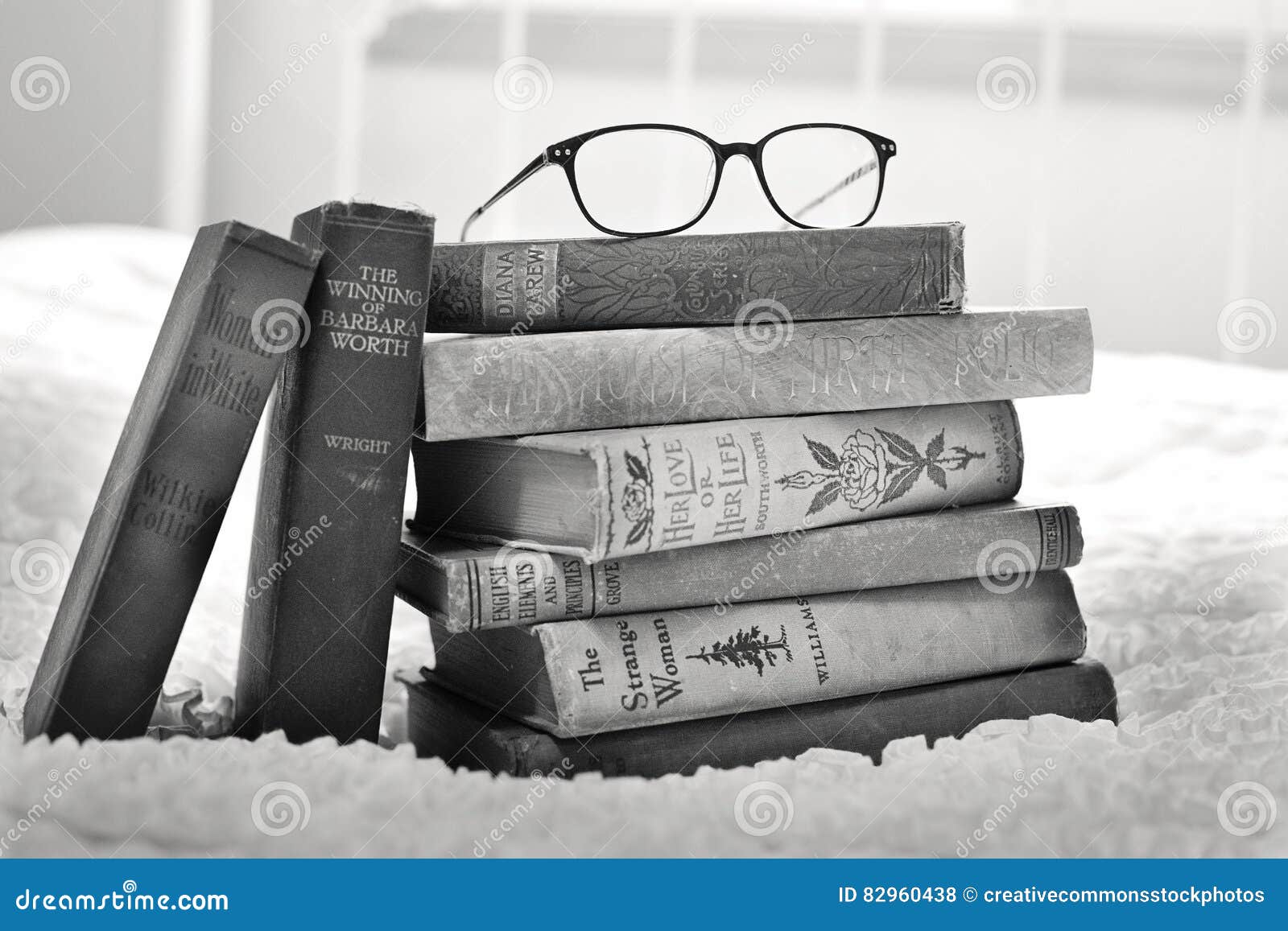 Eyeglasses On Books Picture. Image: 82960438