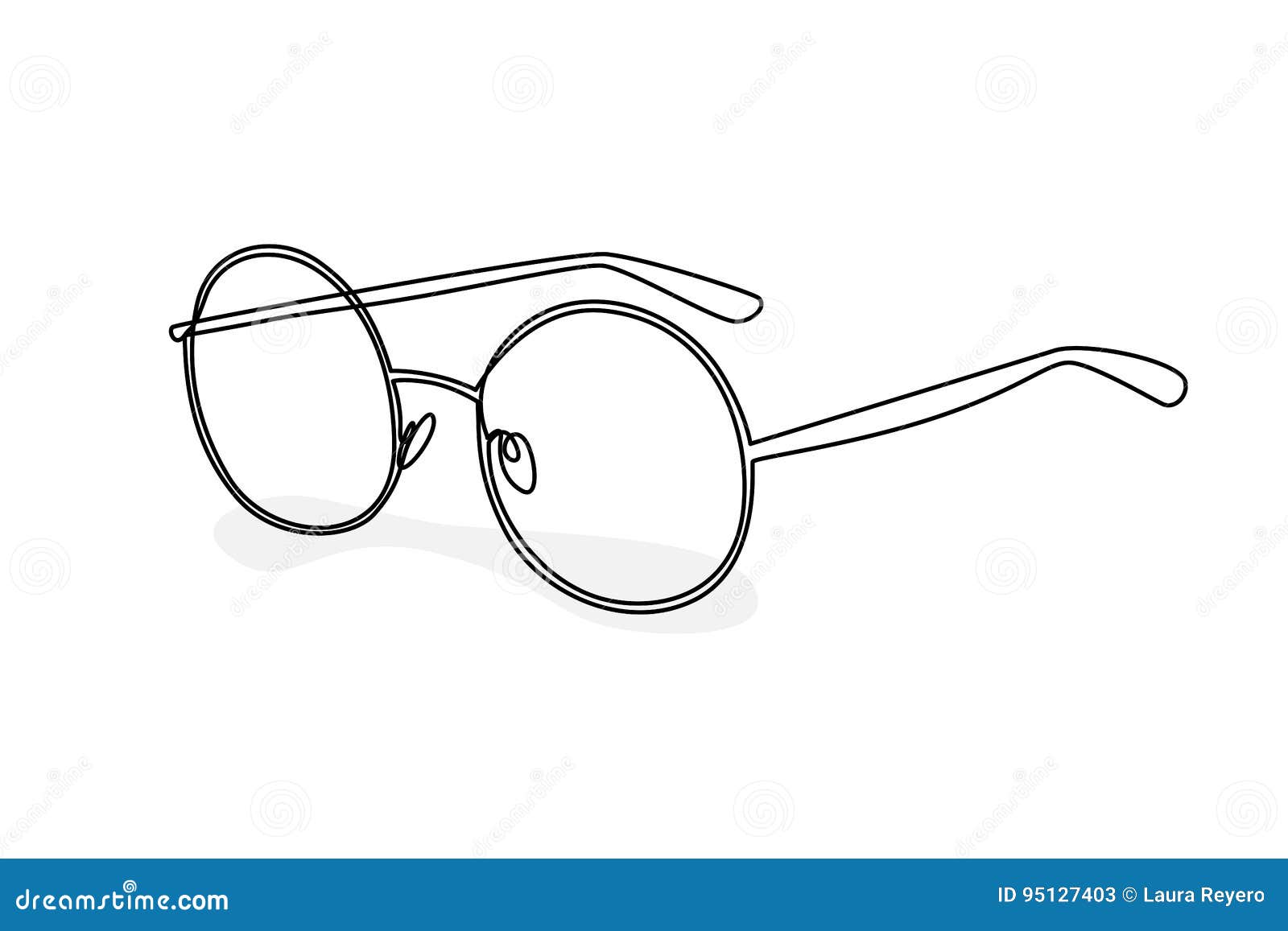 Eyeglasses stock vector. Illustration of style, contour - 95127403 Eyeglasses stock vector. Illustration of style, contour - 95127403