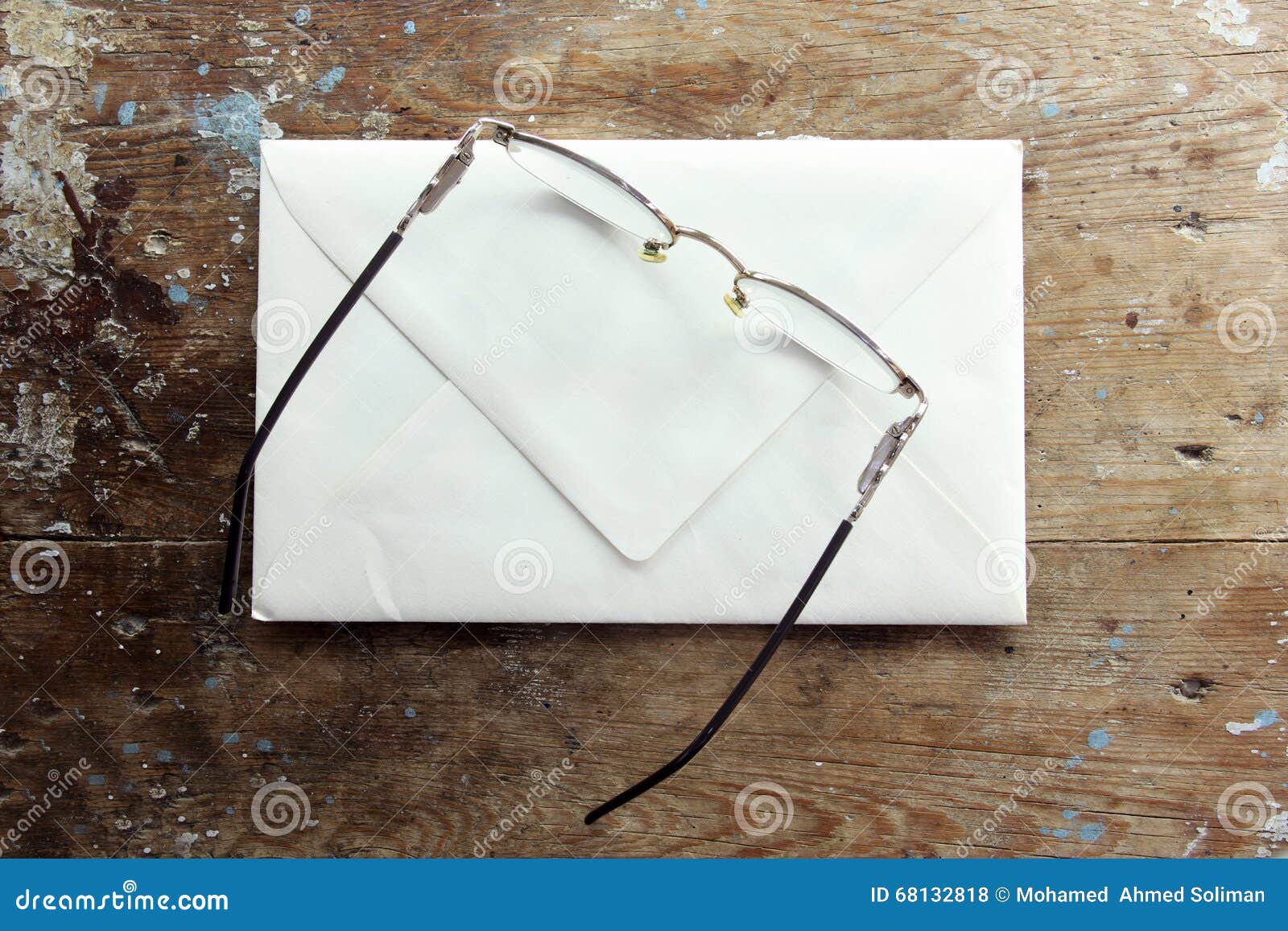 Eyeglasses with envelope stock photo. Image of tool, optics - 68132818