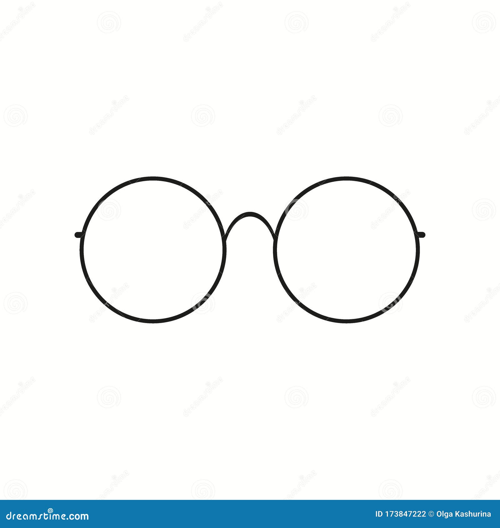 Eyeglasses Icon Simple Vector Image Stock Illustration - Illustration ...