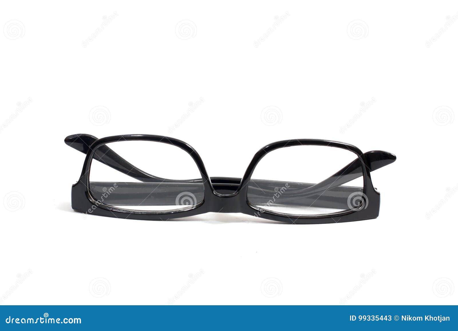 Eyeglasses Isolated on White. Stock Image - Image of frame, isolated ...