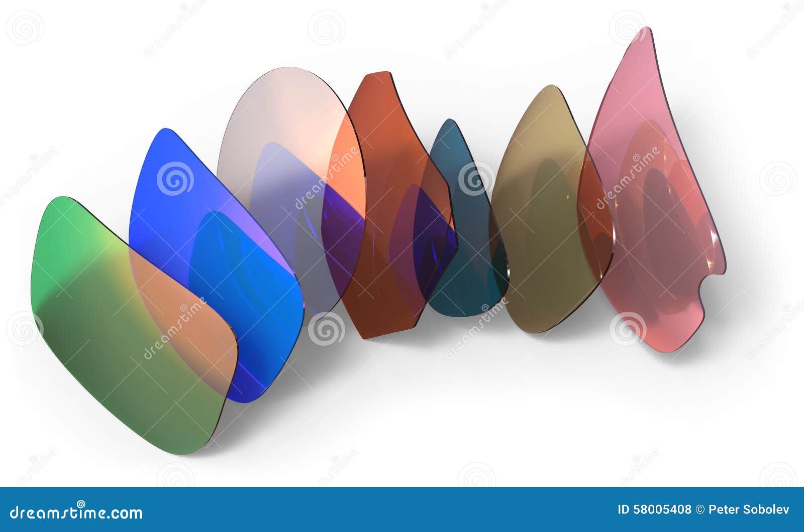Eyeglasses lenses stock illustration. Illustration of polarized - 58005408