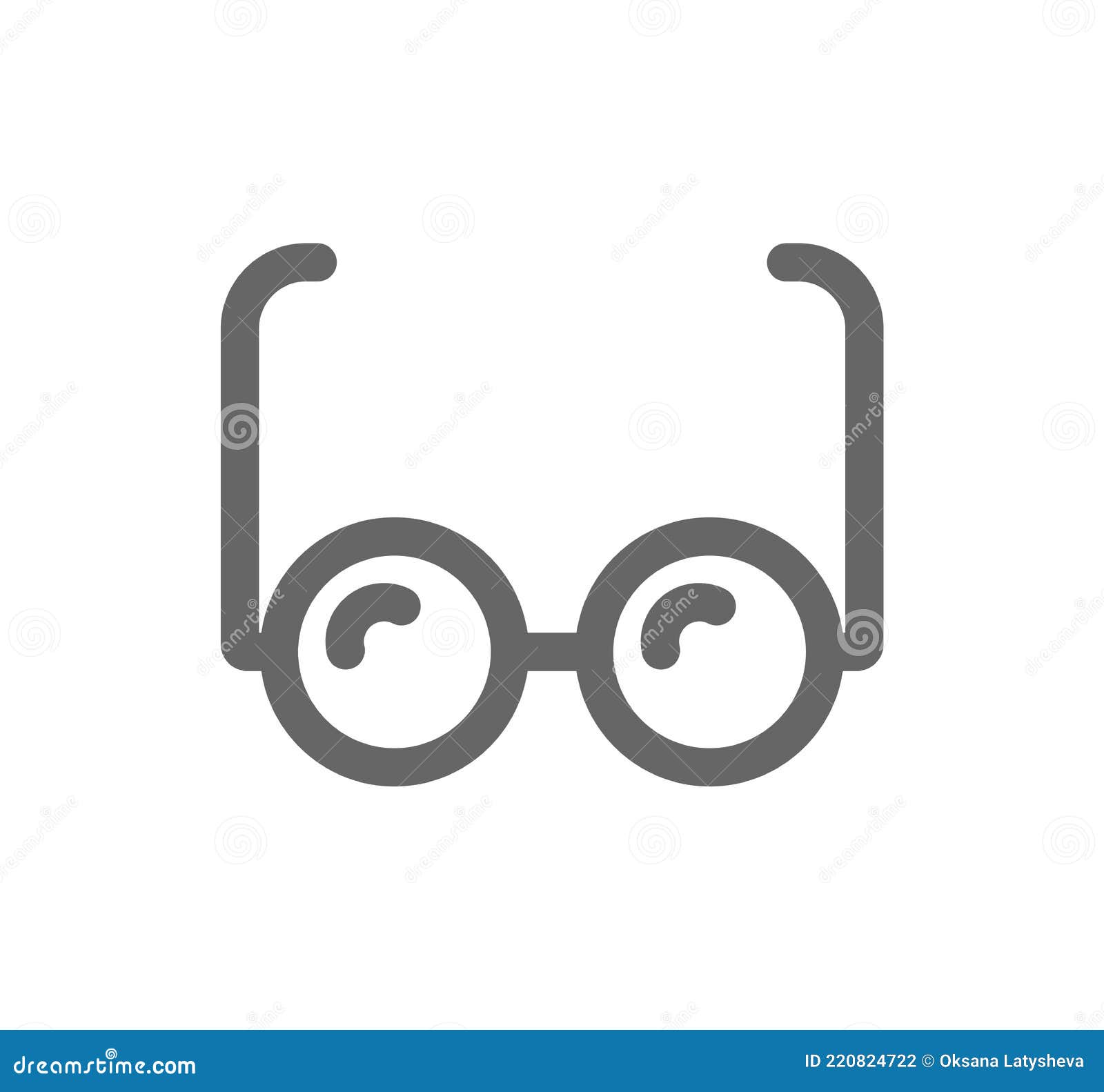 Eyeglasses Line Icon. Spectacles Logo Design Stock Vector ...