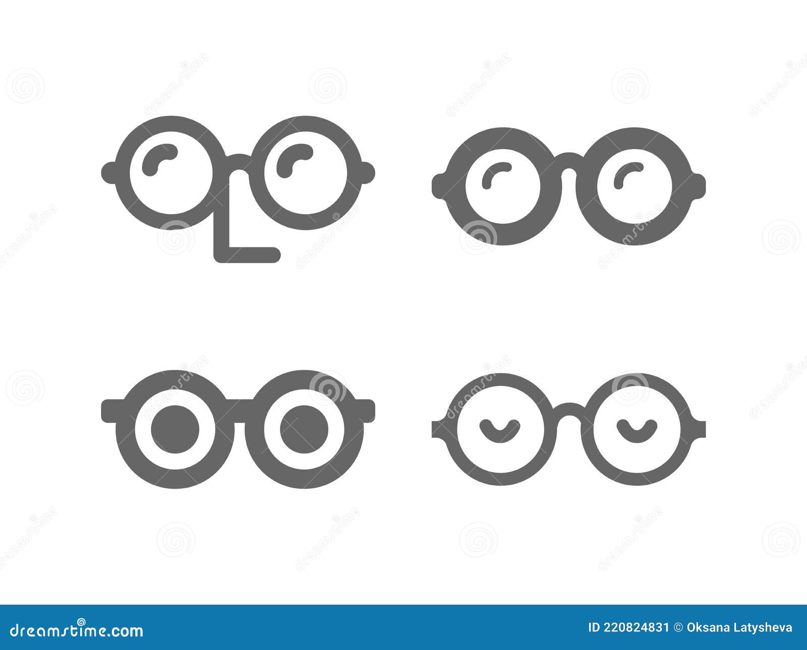 Eyeglasses Line Icon. Spectacles Logo Design Stock Vector ...
