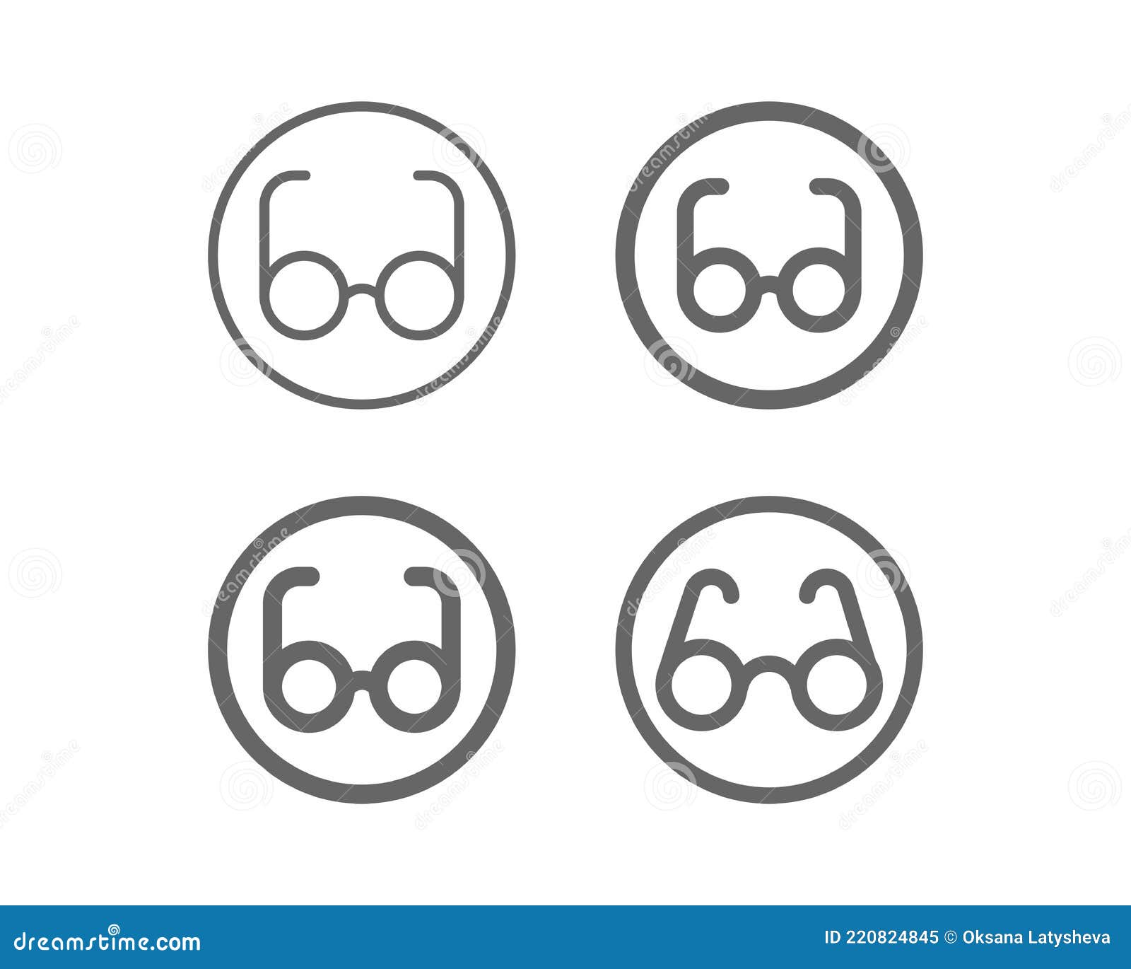 Eyeglasses Line Icon. Spectacles Logo Design Stock Vector ...