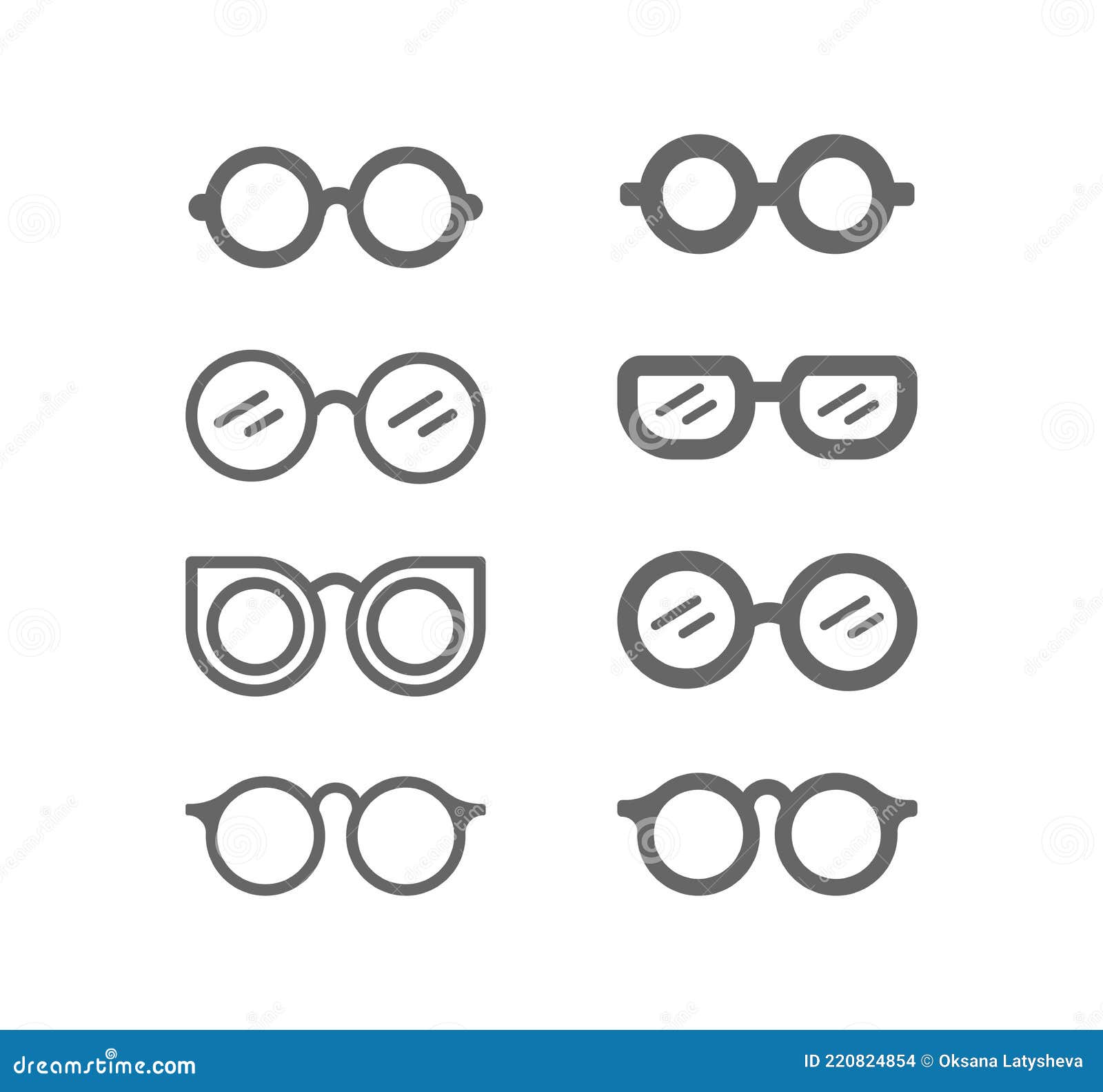 Eyeglasses Line Icon. Spectacles Logo Design Stock Vector ...