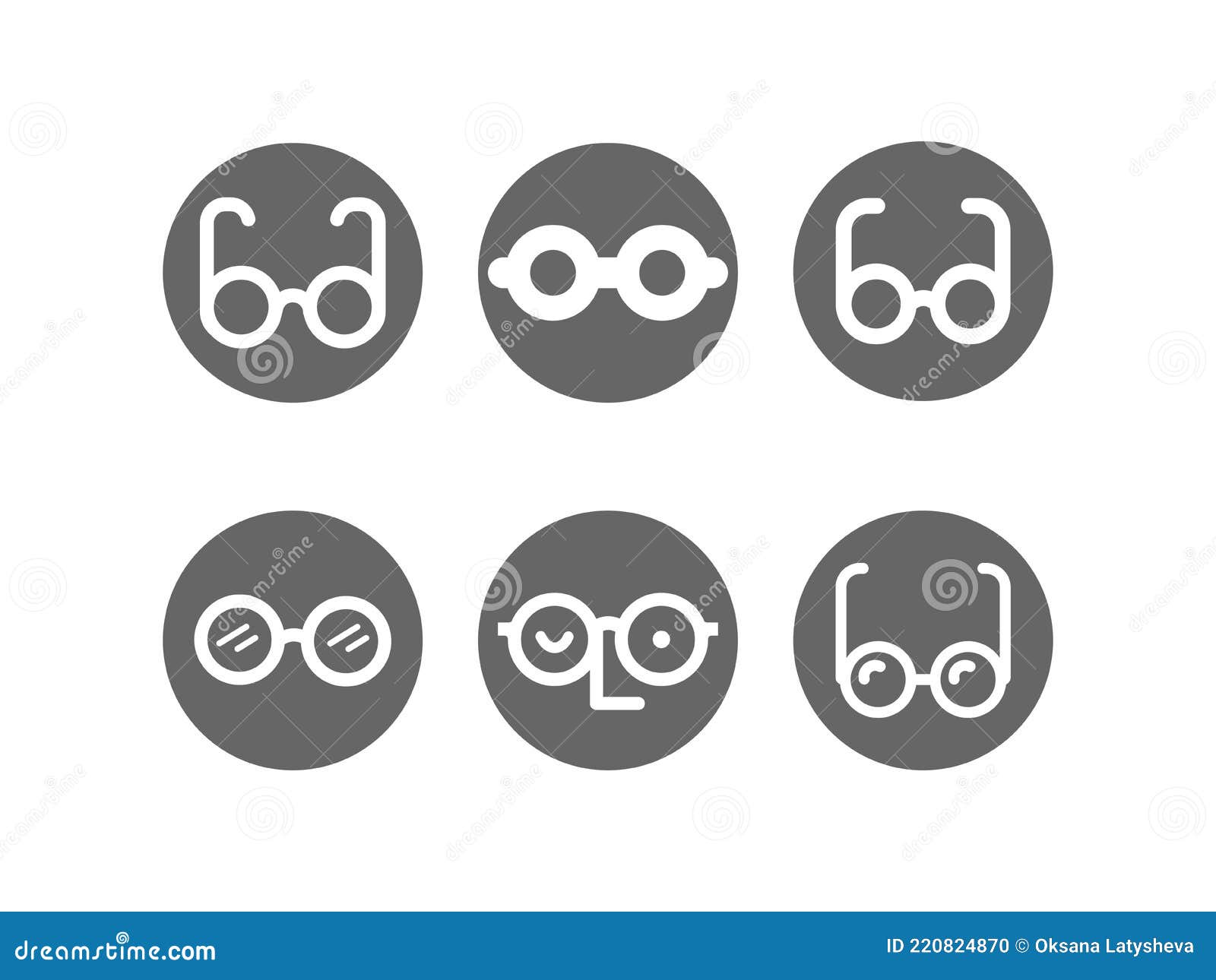 Eyeglasses Line Icon. Spectacles Logo Design Stock Vector ...
