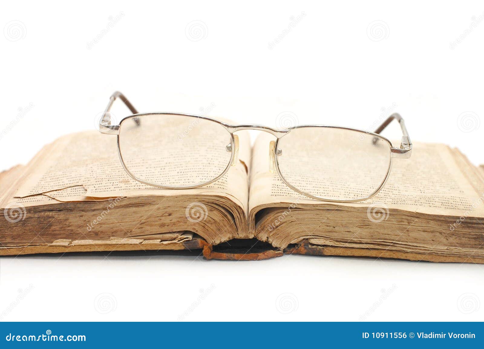 Eyeglasses over open book stock photo. Image of business - 10911556