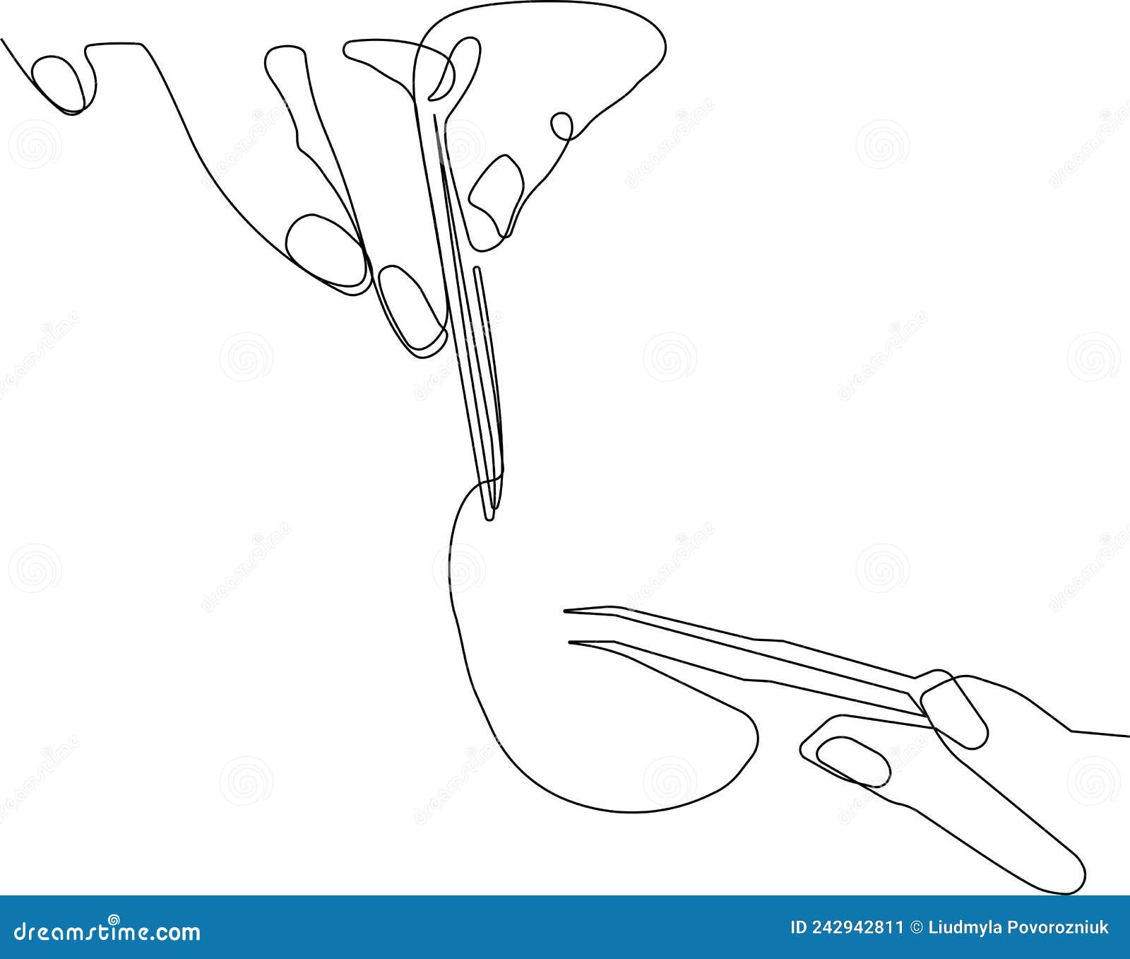 Eyelash Extension Procedure. Vector Illustration Stock Vector ...