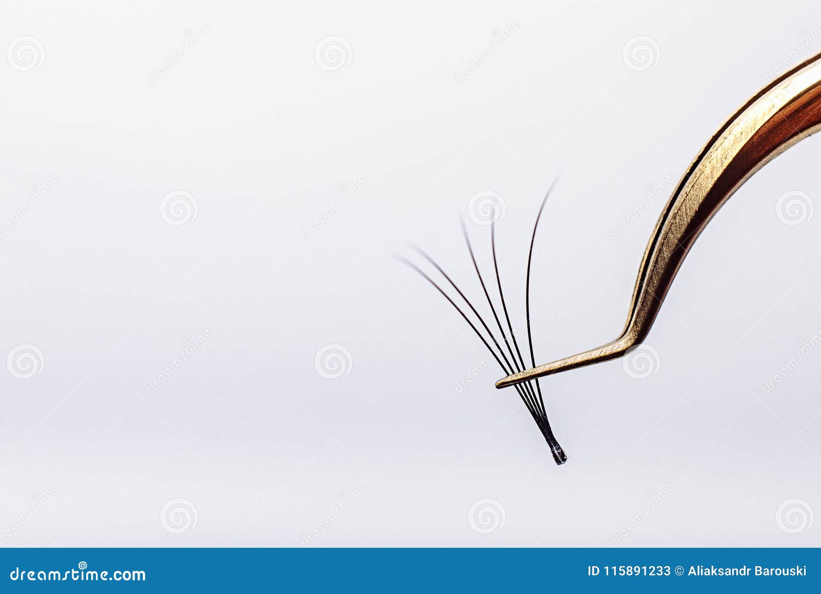 Eyelash Extension Tools on White Background. Accessories for Eyelash ...