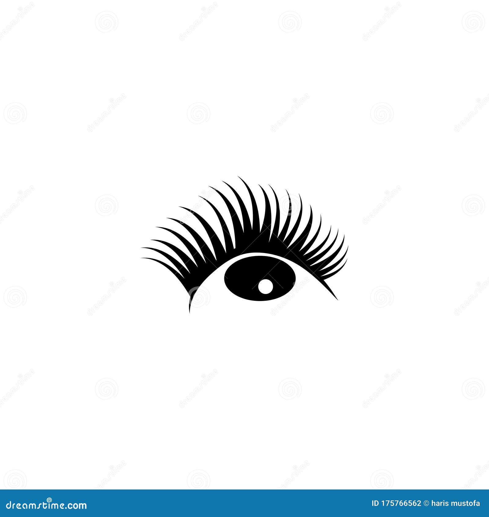Eyelash Graphic Design Template Vector Isolated Stock Vector ...