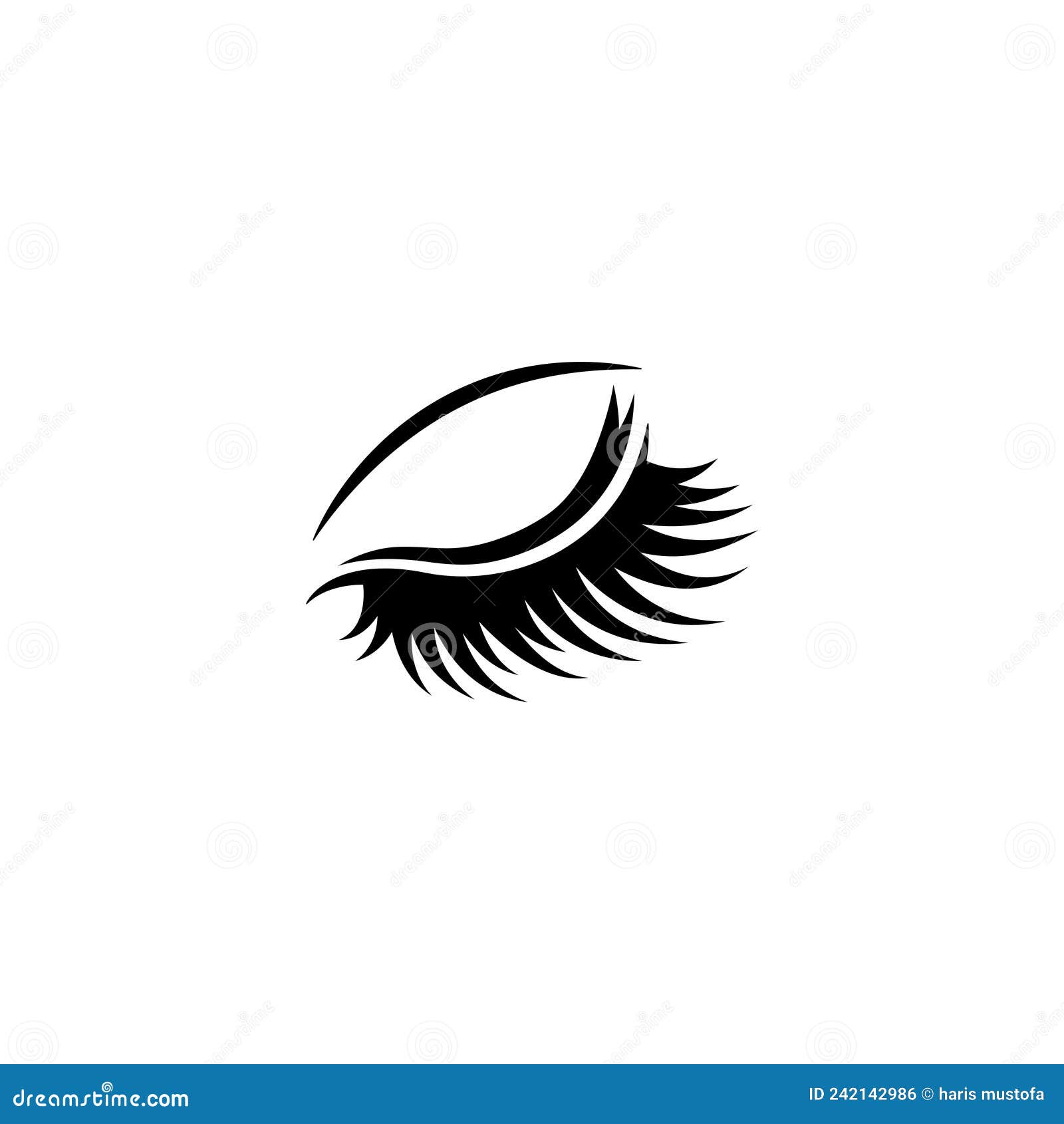 Eyelash Icon Design Template Vector Isolated Illustration Stock Vector ...