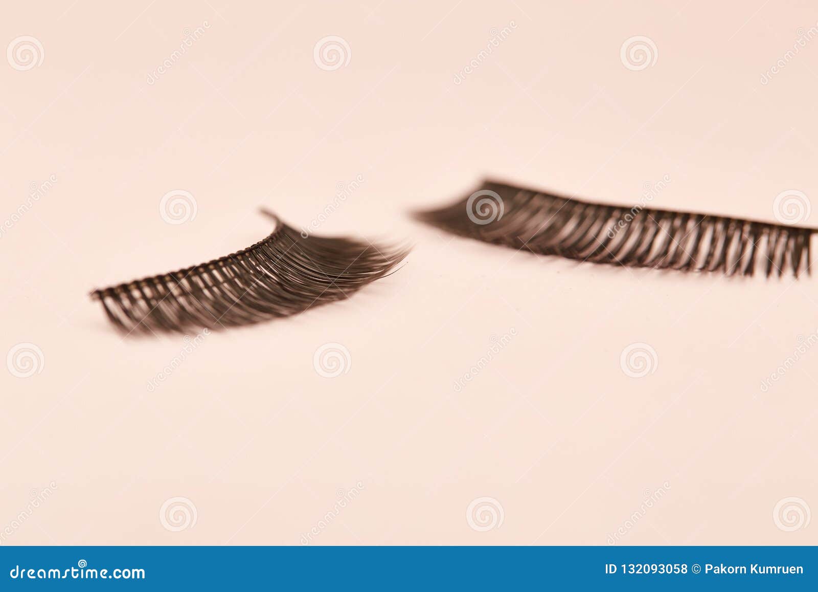 Eyelashes are on Pink Background Stock Photo - Image of background ...