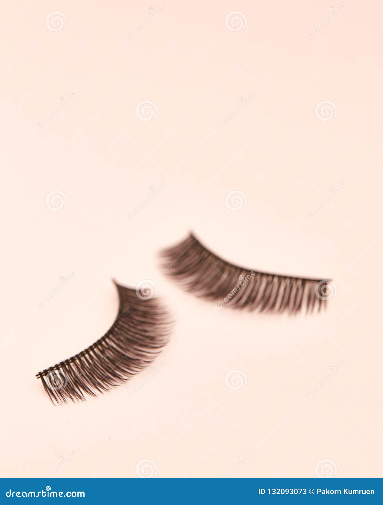 Eyelashes are on Pink Background Stock Image - Image of flat, lashes ...
