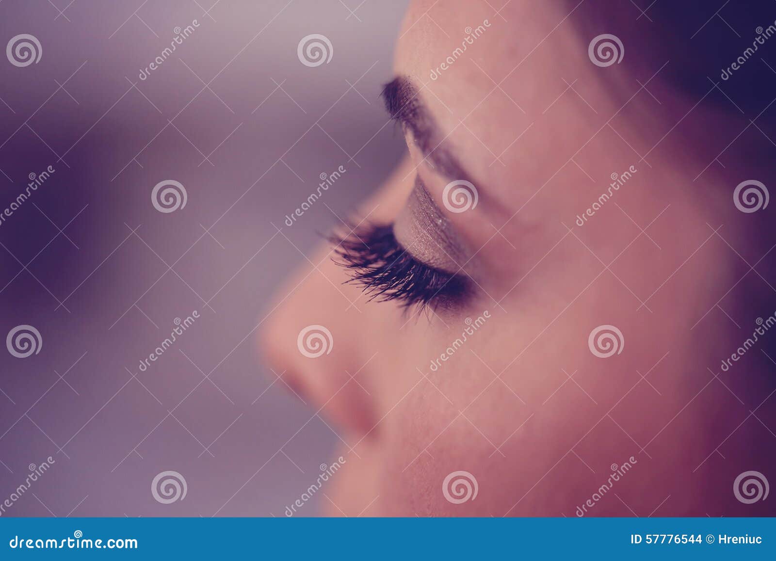 Eyelashes of a woman stock photo. Image of fashion, brown - 57776544