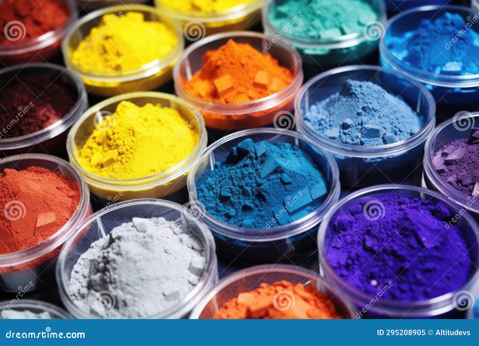 Eyeliner Pigment in Powder Form Ready for Processing Stock Image ...