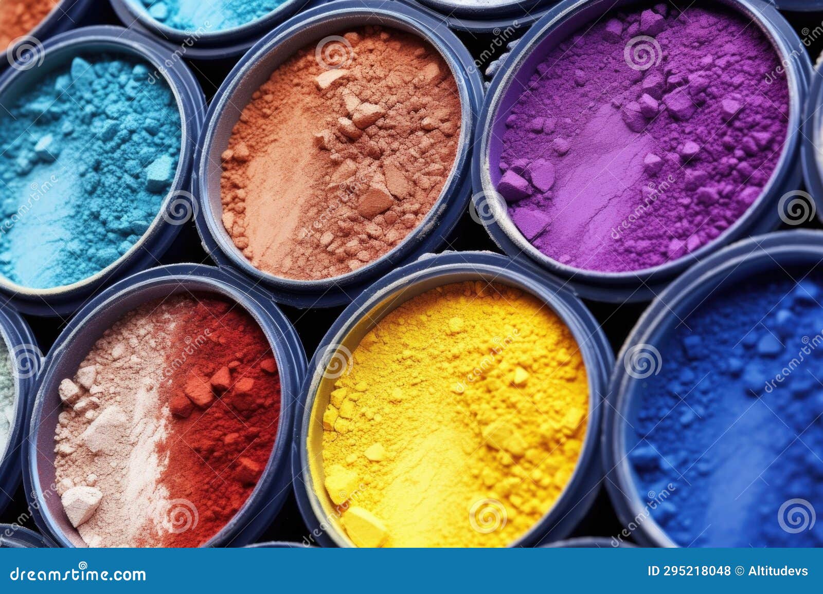 Eyeliner Pigment in Powder Form Ready for Processing Stock Photo ...