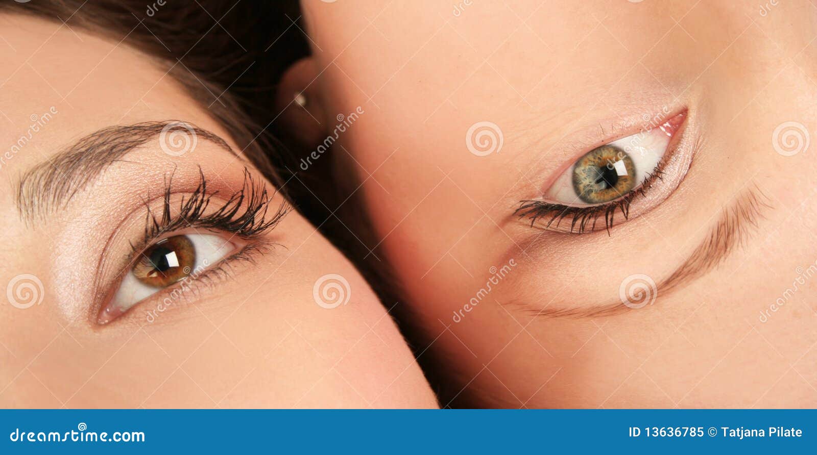 Eyes stock image. Image of female, look, attractive, lying - 13636785