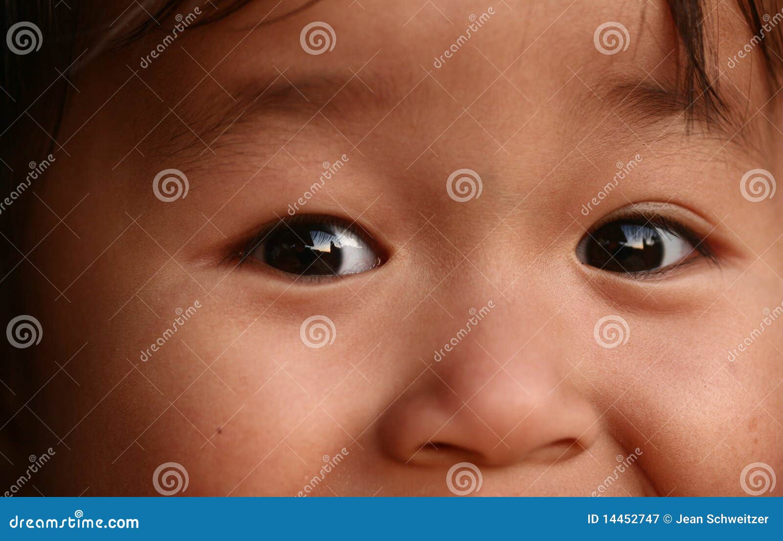 Eyes stock image. Image of portrait, head, children, look - 14452747