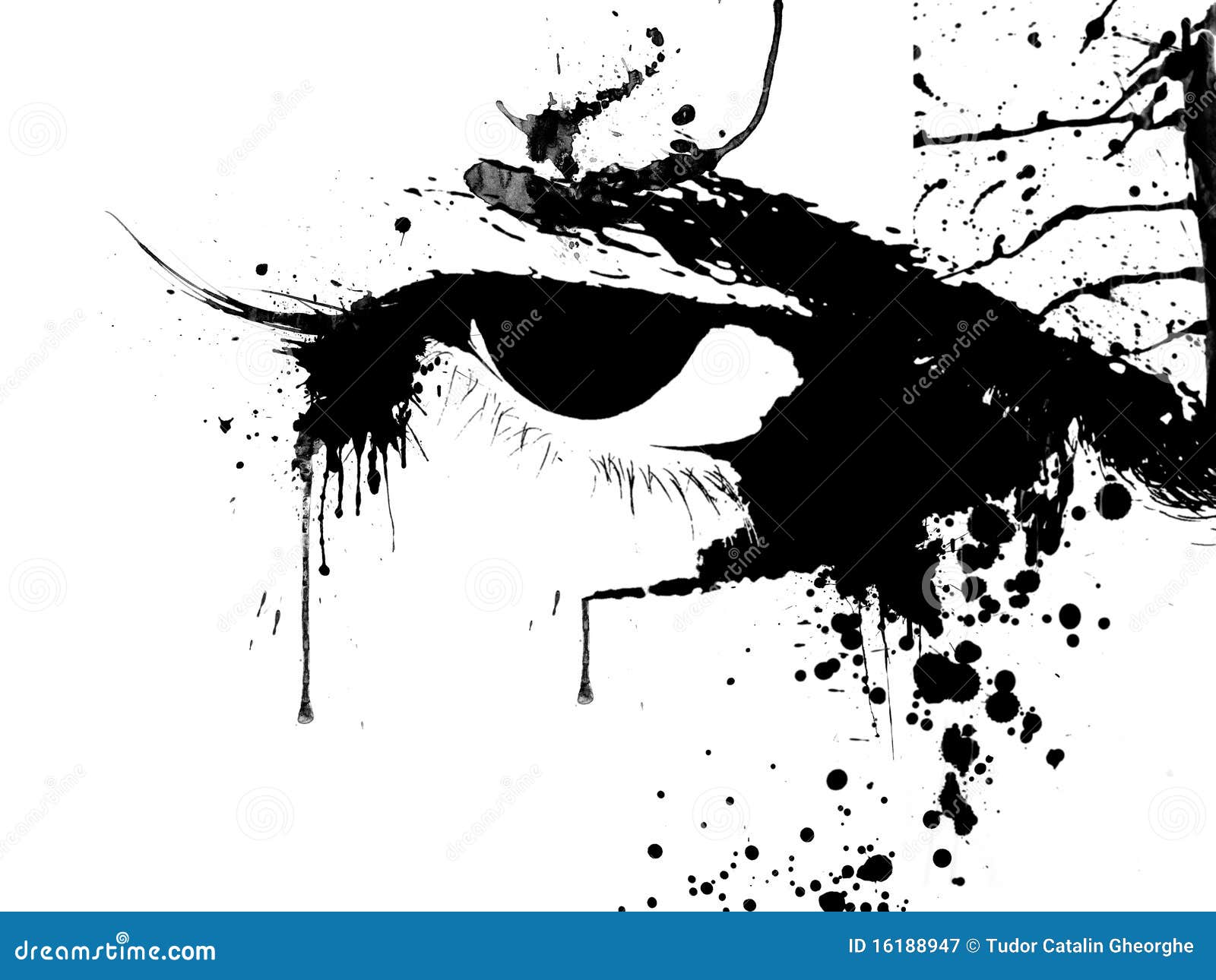 Eyes stock illustration. Illustration of eyelashes, creative - 16188947