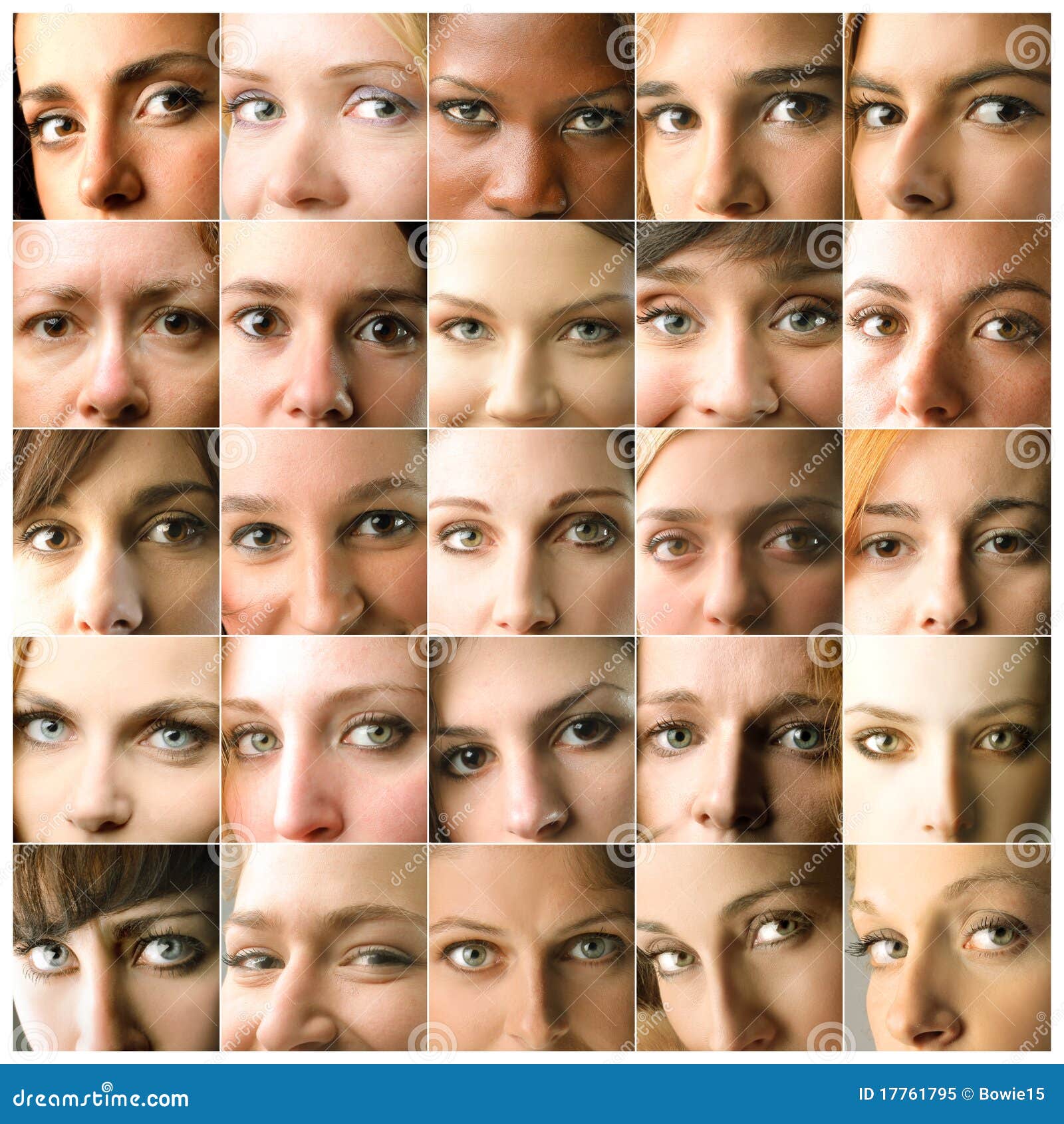 Eyes stock image. Image of makeup, blonde, visage, square - 17761795