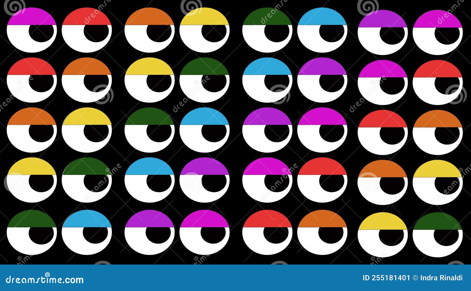 Glancing Dog Cartoon Vector | CartoonDealer.com #57331449