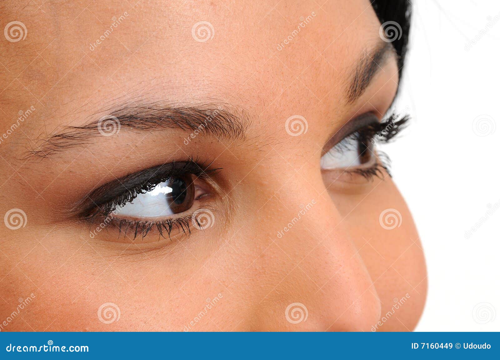 Eyes stock image. Image of eyebrow, nose, cosmetics, skin - 7160449