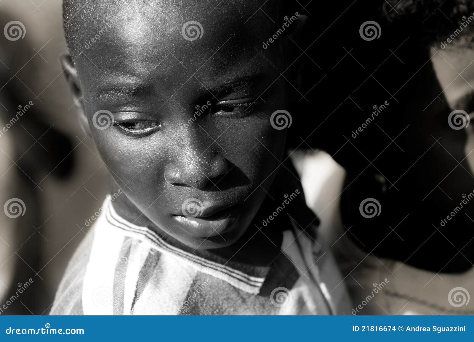 Eyes of a African Sad Child Editorial Stock Image - Image of face ...