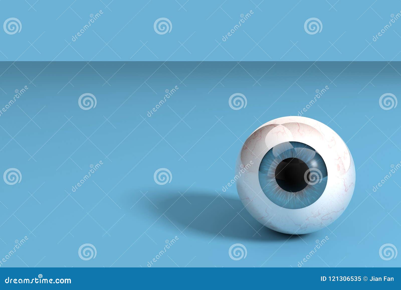 Eyes with blue background stock illustration. Illustration of concept ...
