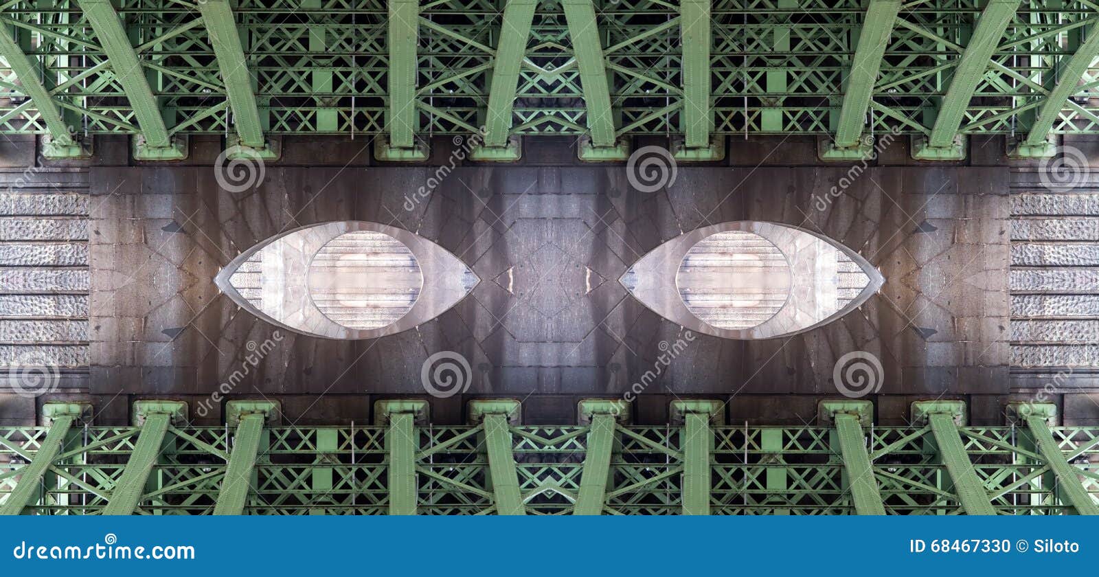 Eyes of bridge stock photo. Image of engineering, digitally - 68467330