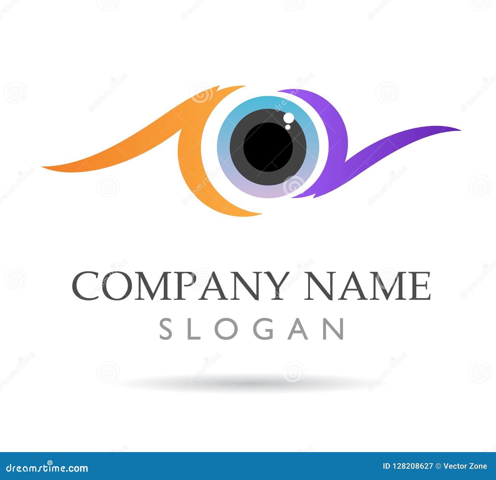 Eyes Clinic Logo. Ophthalmology Of The Emblems. Stylized Eyes And ...