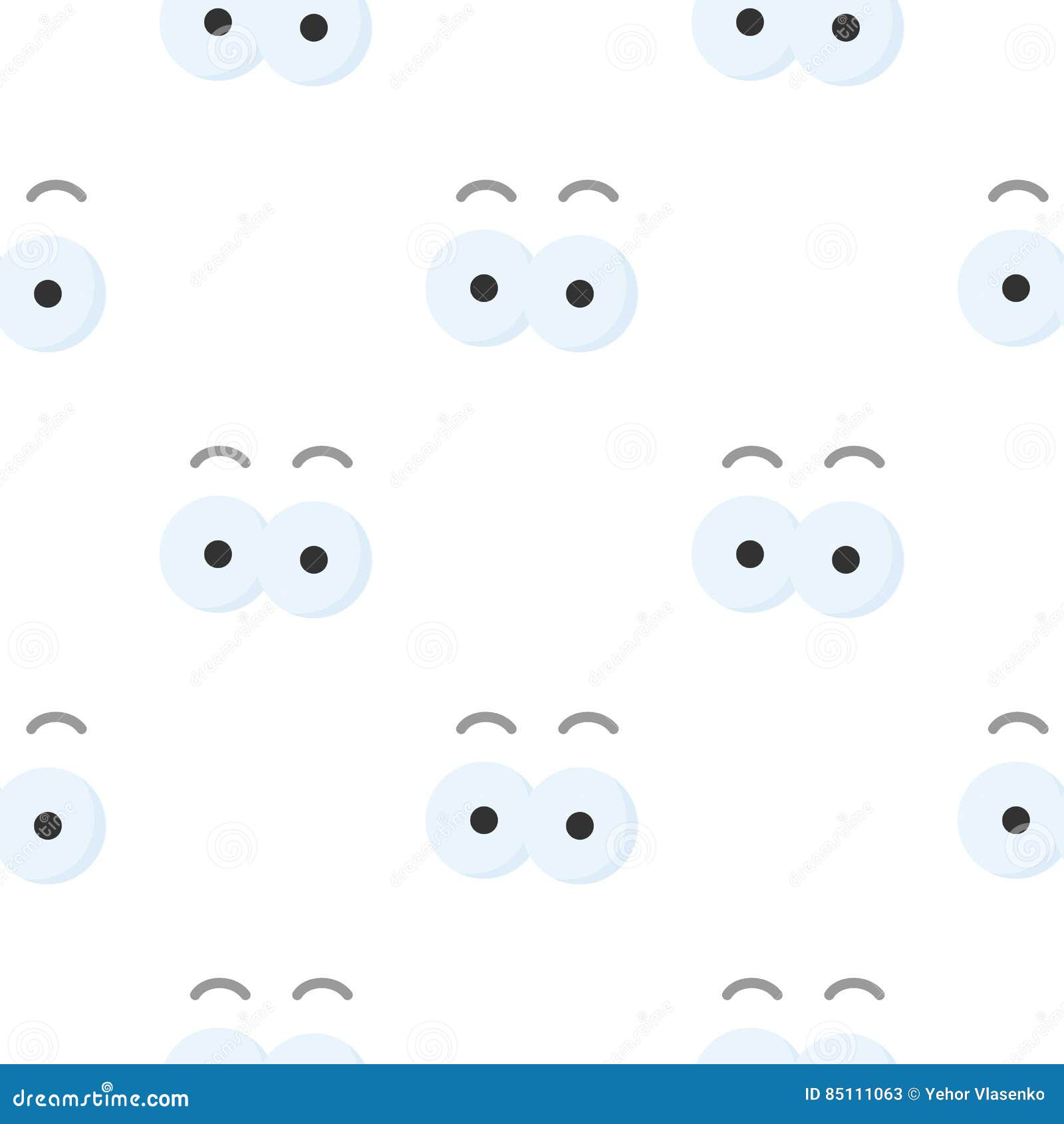 Eyes Cartoon Icon. Illustration for Web and Mobile Design. Stock Vector ...