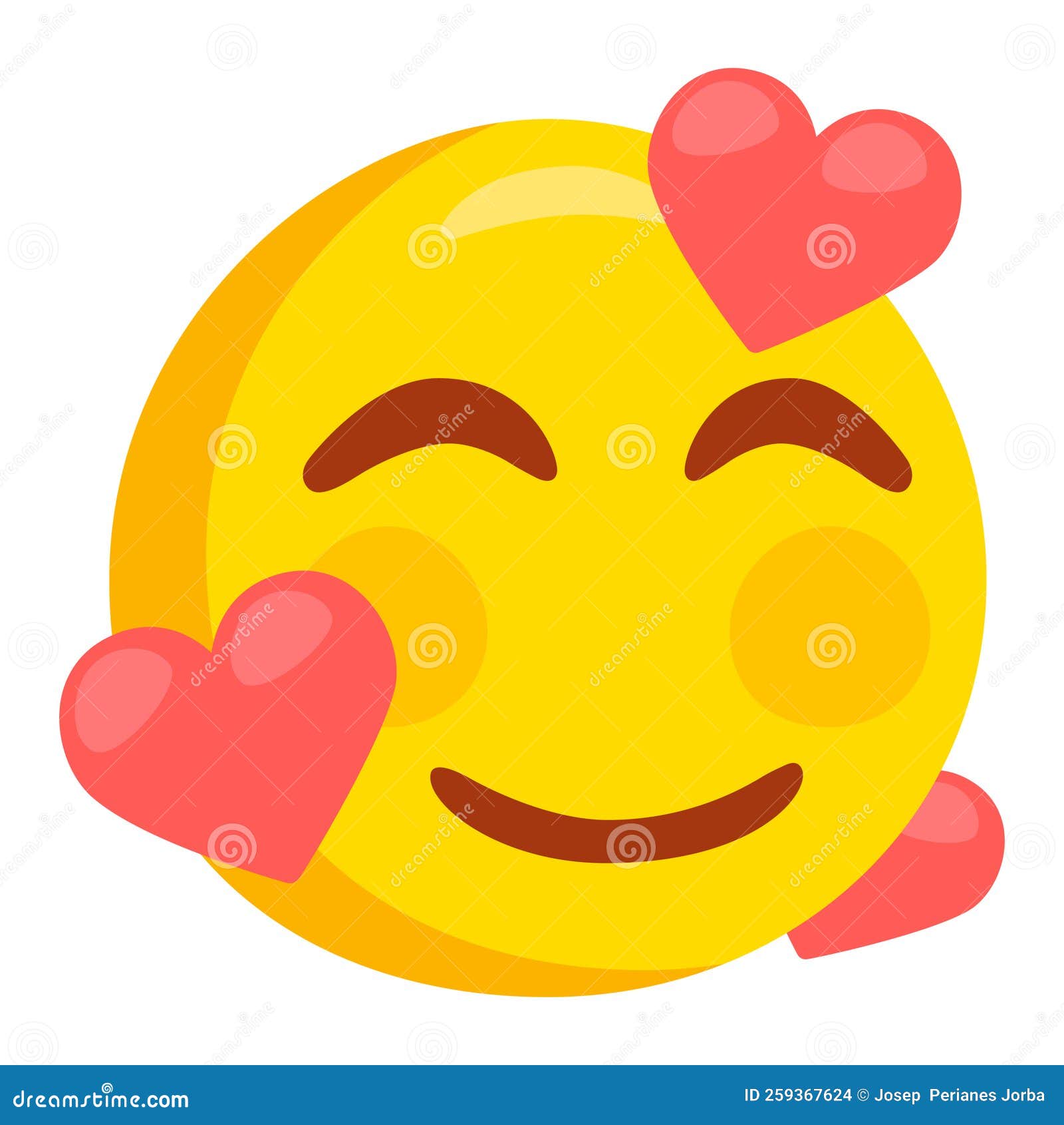 Eyes with Hearts Romantic Emoji Icon Illustration. in Love Symbol ... Eyes with Hearts Romantic Emoji Icon Illustration. in Love Symbol ...