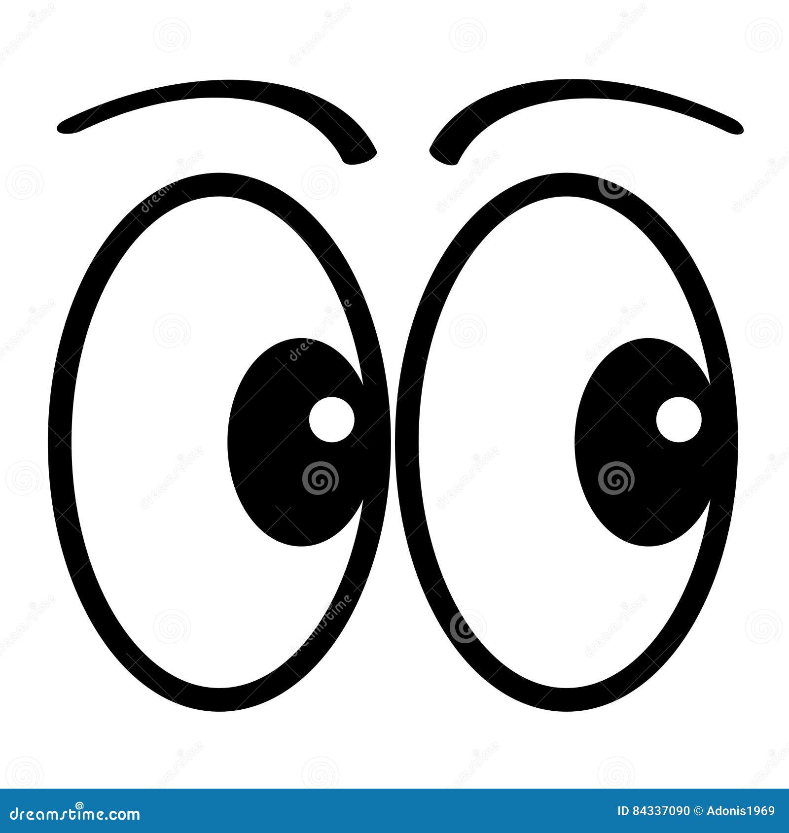 Eyes illustration stock vector. Illustration of expression - 84337090